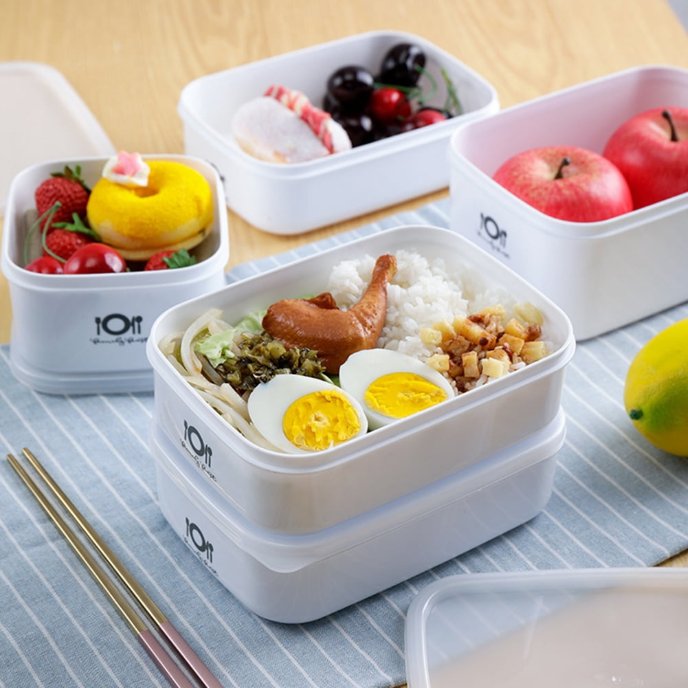 opvise 700/900/1000/1400ml Microwave Oven Lunch Box Leakproof Bento ...