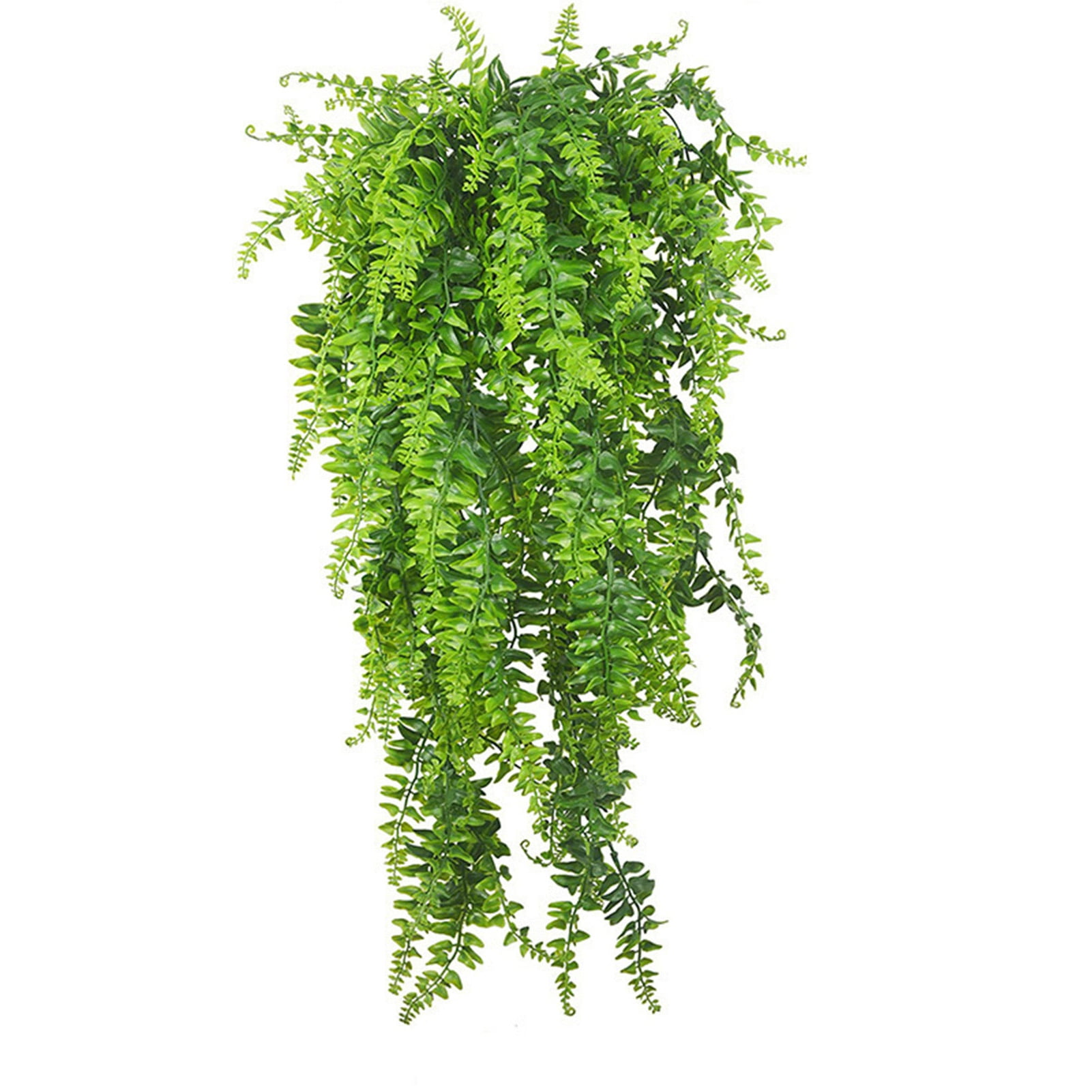 opvise Artificial Hanging Ferns Water-resistant Fake Plant 90cm ...