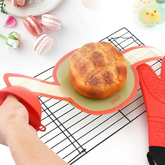 opvise Bread Mat Non-Stick Silicone Bread Sling Reusable Bread Baking ...