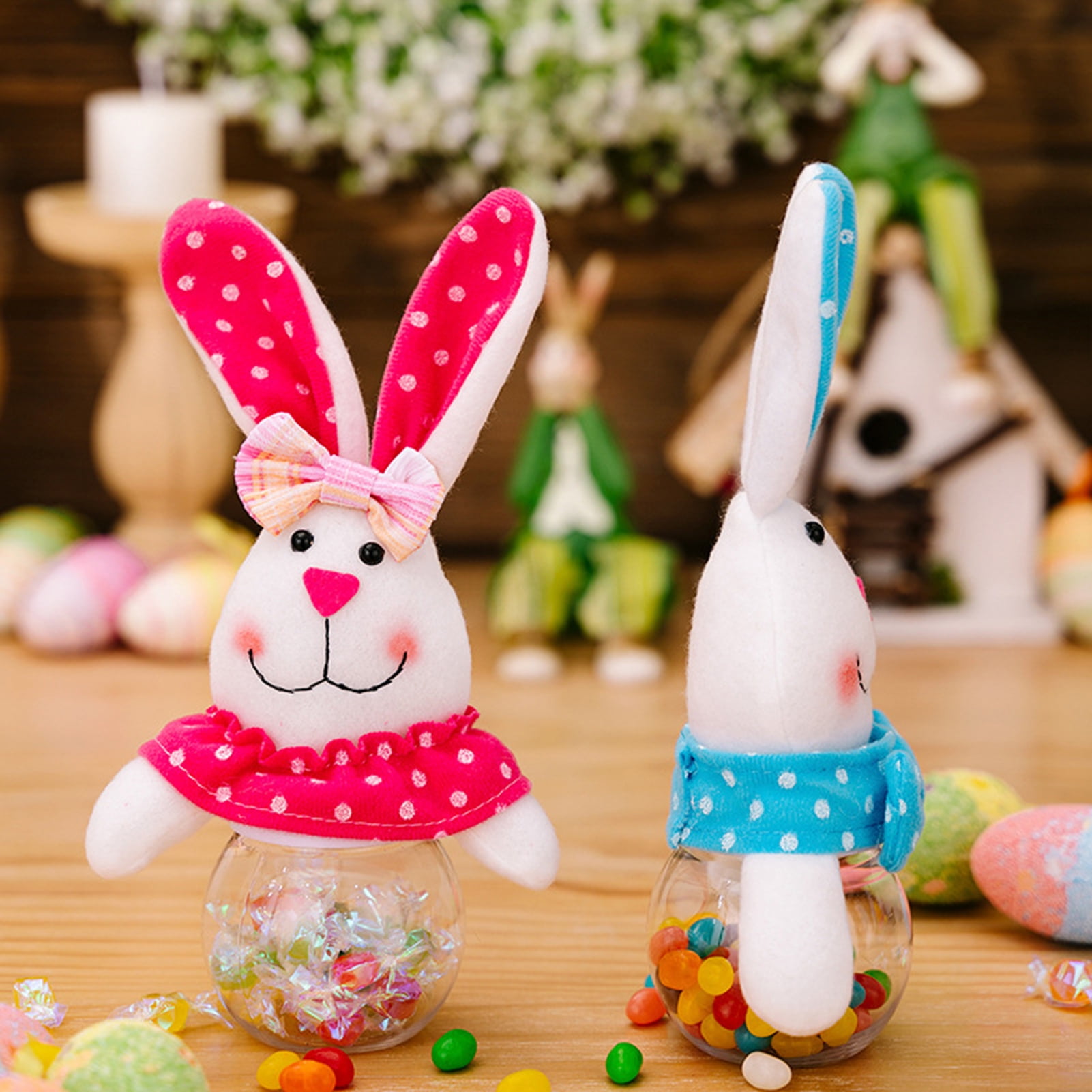 opvise Candy Box Easter Bunny Gift Packaging Box Eye-Catching ...