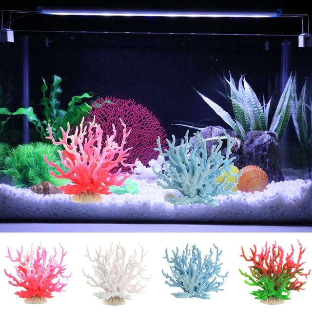 opvise Coral Decoration Creative Aquarium Landscaping Colored ...