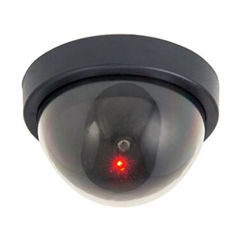 opvise Fake Dummy Surveillance Home Dome Security Camera CCTV with Red ...
