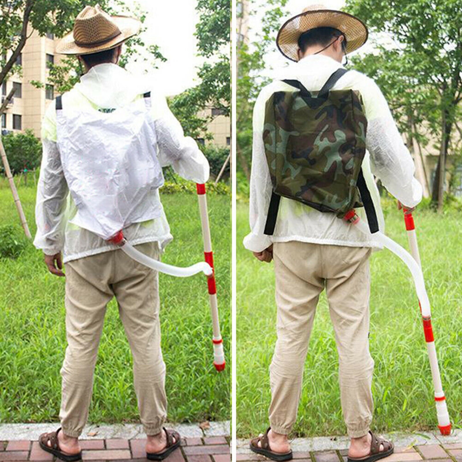 opvise Fertilizer Spreader Eco-friendly Time-saving PP Knapsack ...