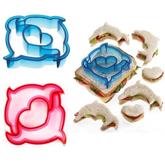 Ruanlalo Funny Dinosaur Shape Lunch Sandwich Toast Cookies Cake Bread ...