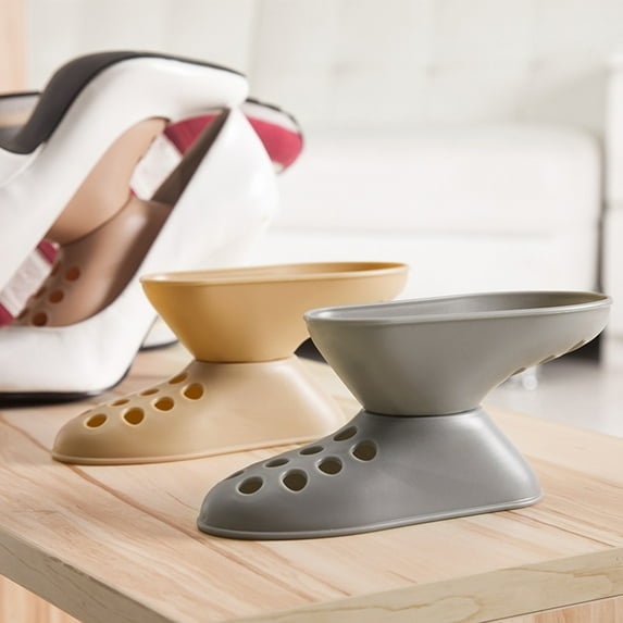 opvise High Heel Shoes Rack Bilayer Plastic Organizer Shelf Space ...