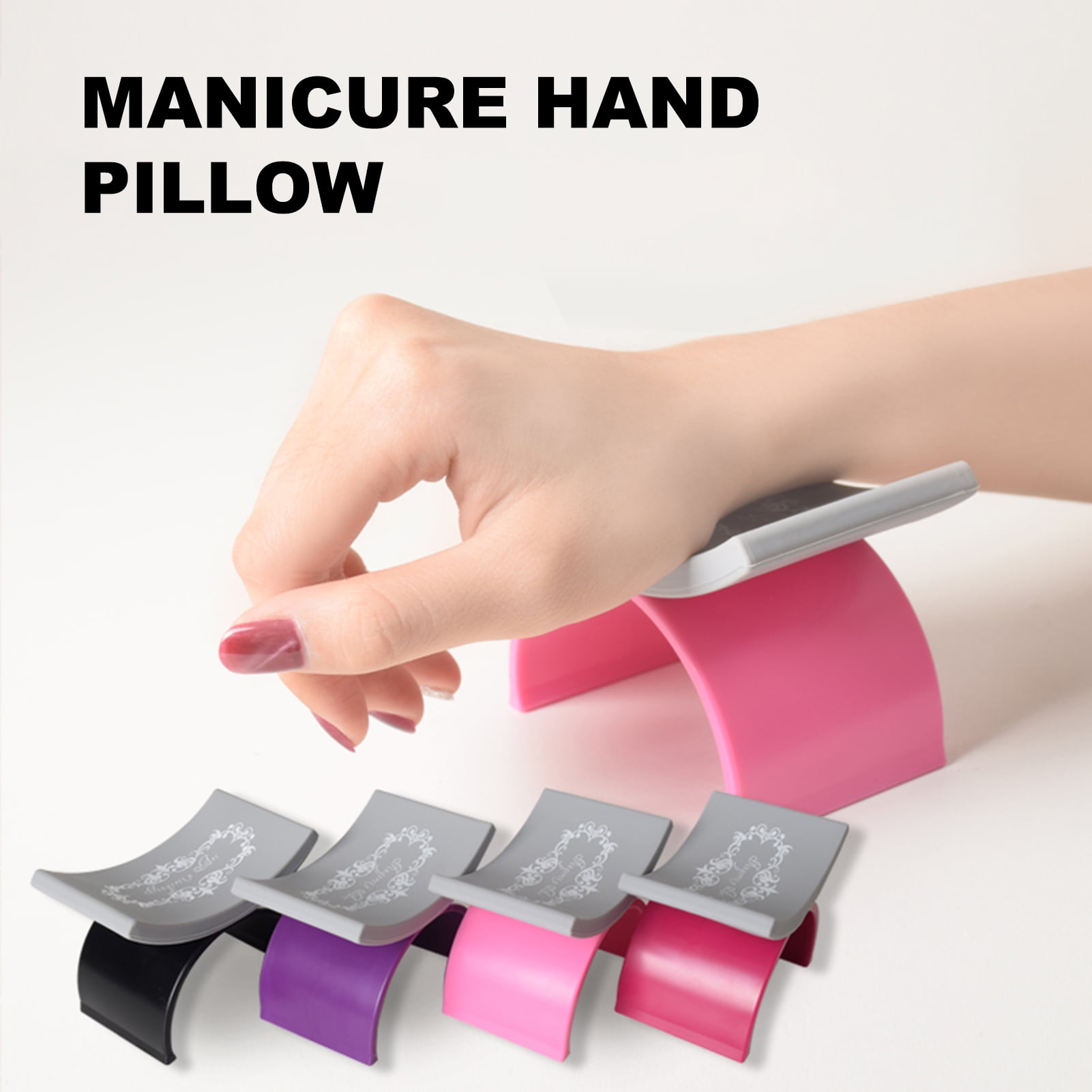 opvise Manicure Hand Rest Washable Easy to Clean Reusable Support Wrist ...