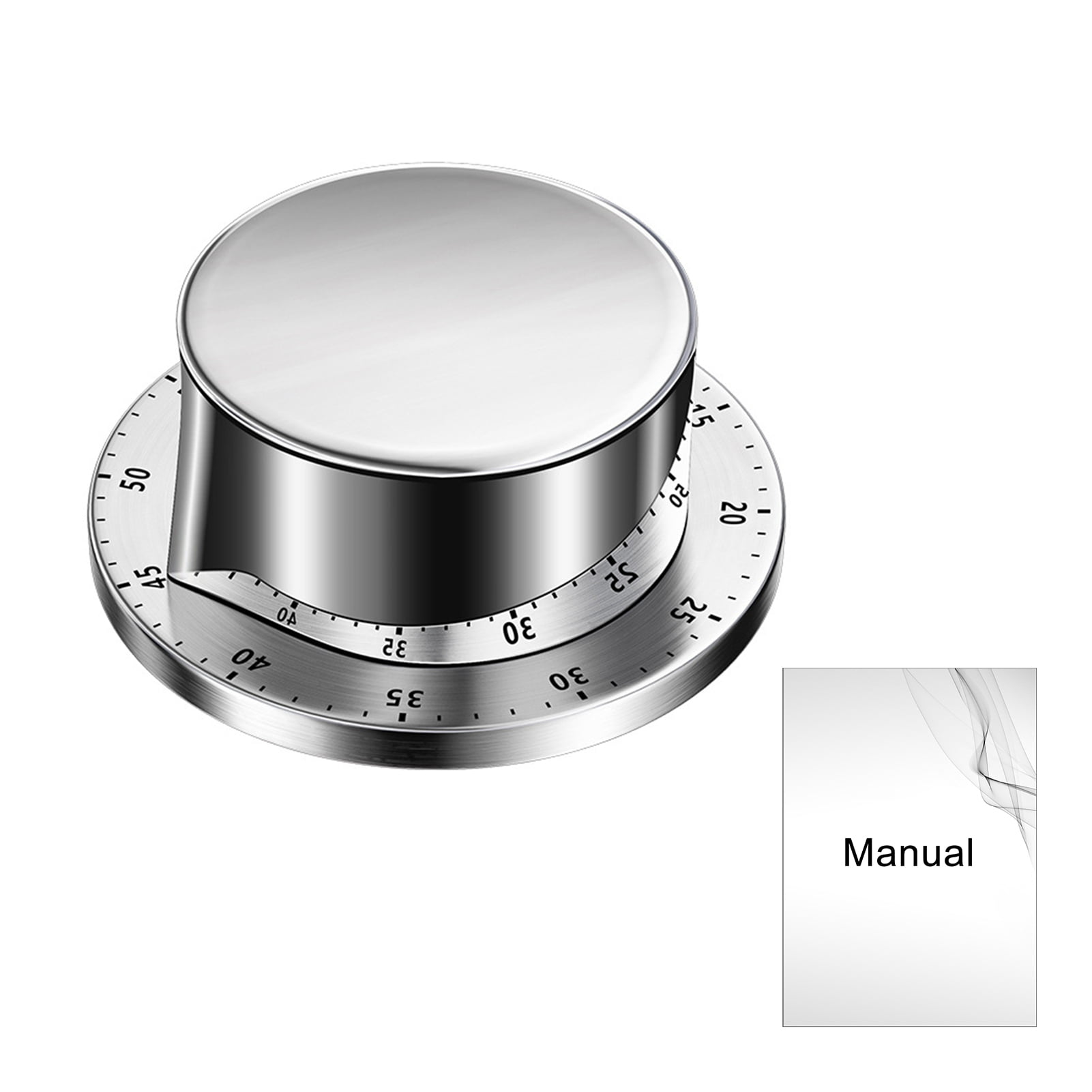 opvise Mechanical Timer Manual Magnetic No Battery Required Round 60 ...