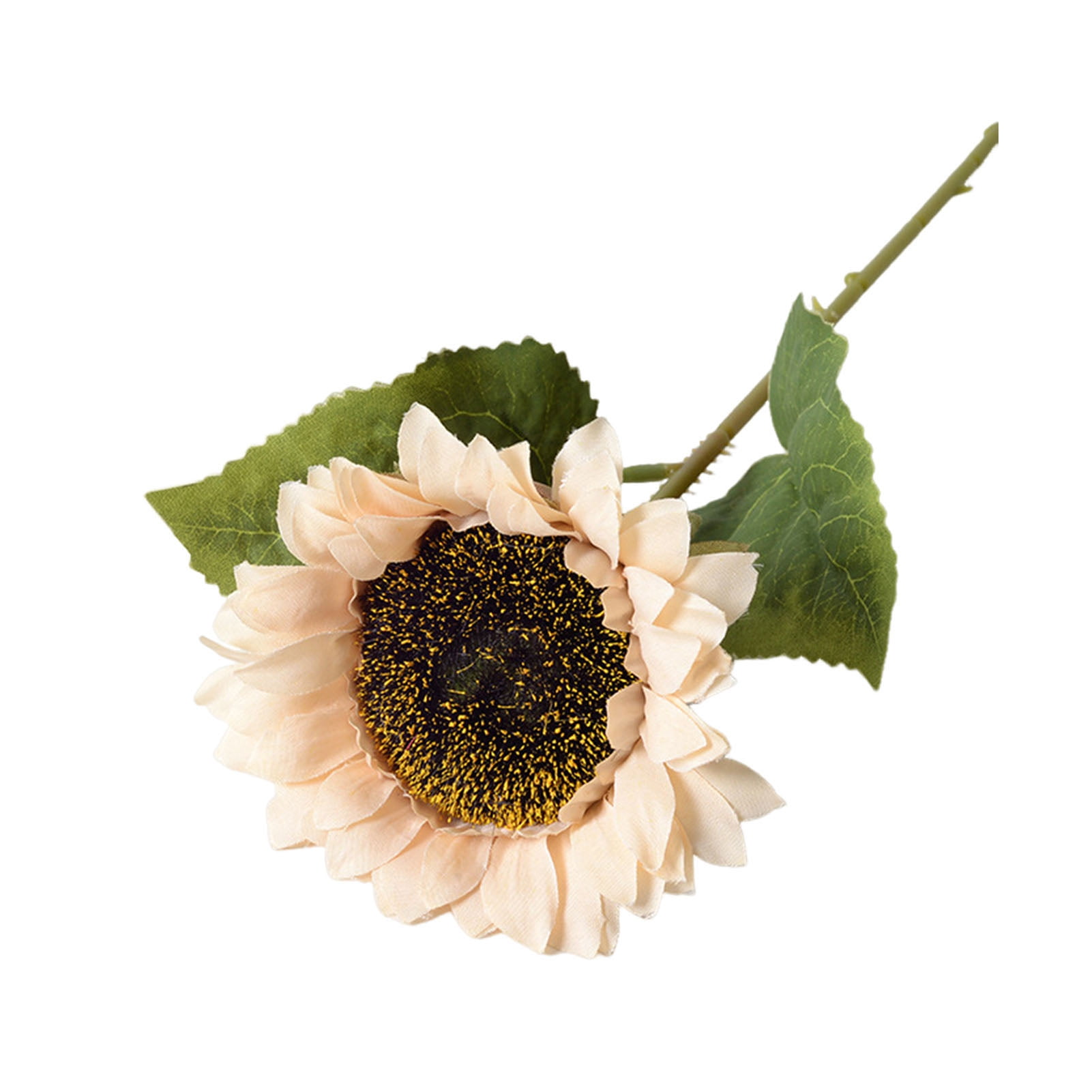opvise Realistic Sunflower Decor Artificial Sunflower Branch with Stem ...