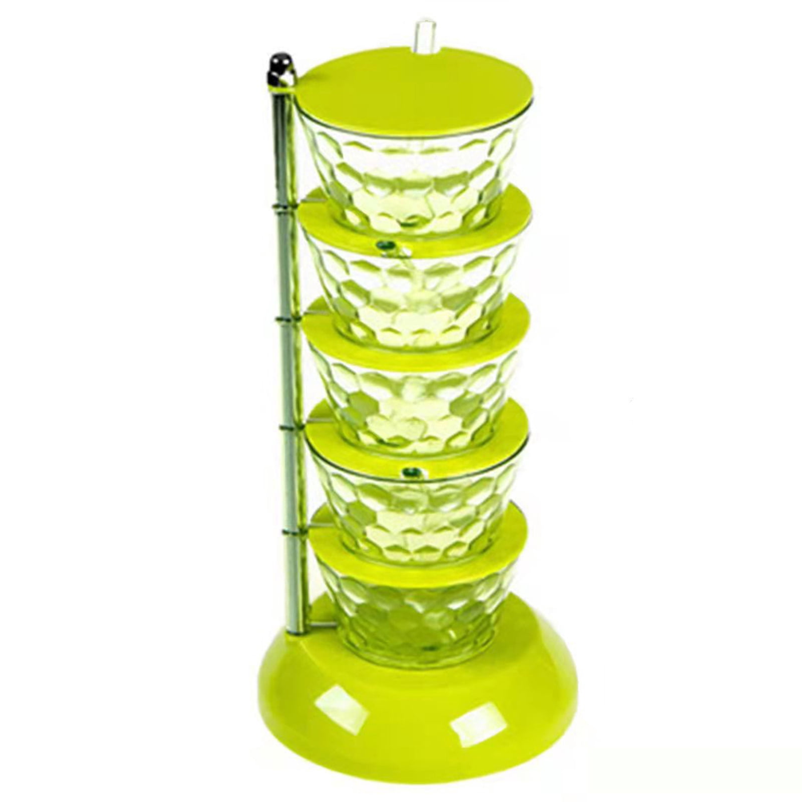 opvise Seasoning Box Multiple Layers Good Sealing Large Capacity Sugar ...