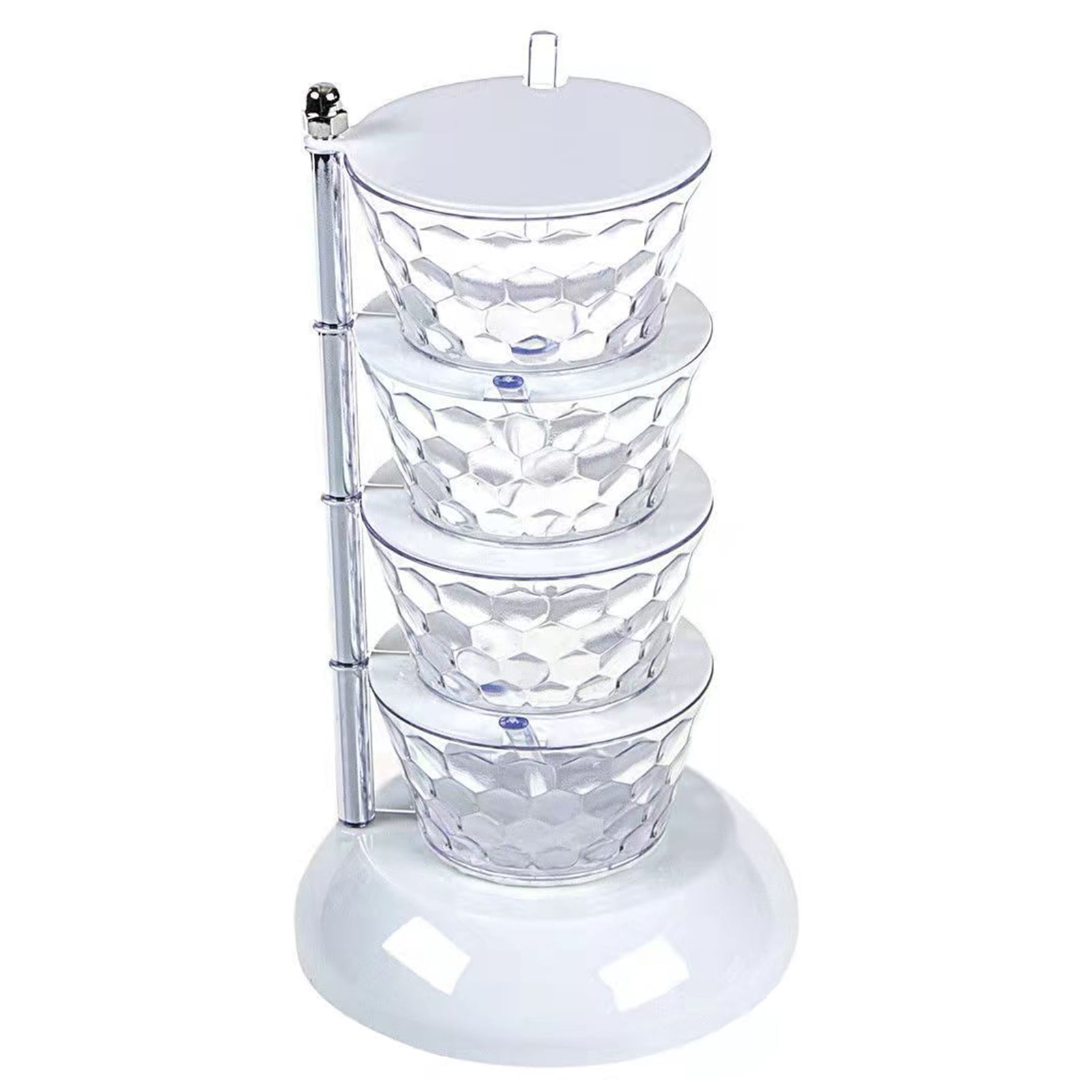 opvise Seasoning Box Multiple Layers Good Sealing Large Capacity Sugar ...