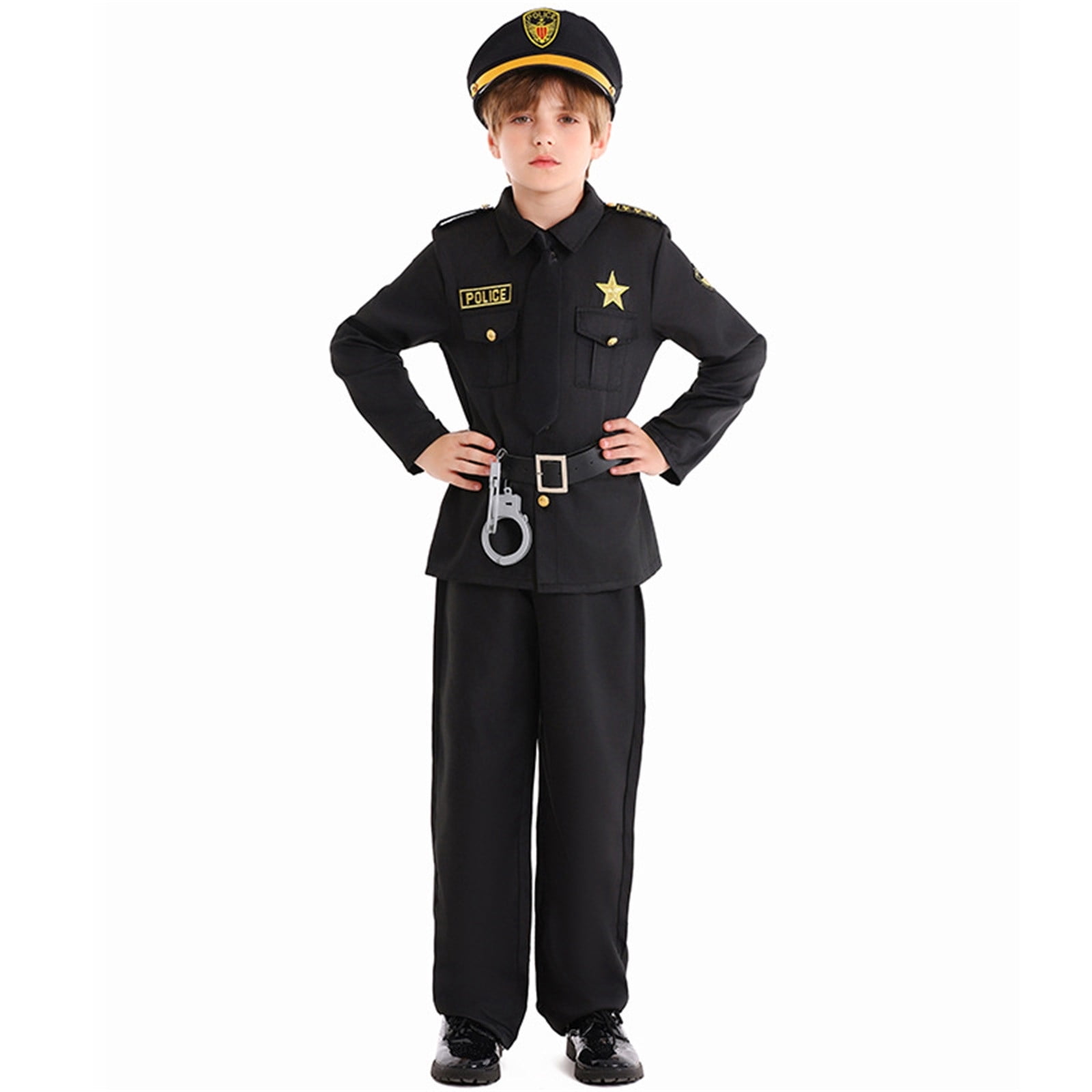 oqasdz Baby Boy Outfits Creations Halloween Police Outfit for Kids ...