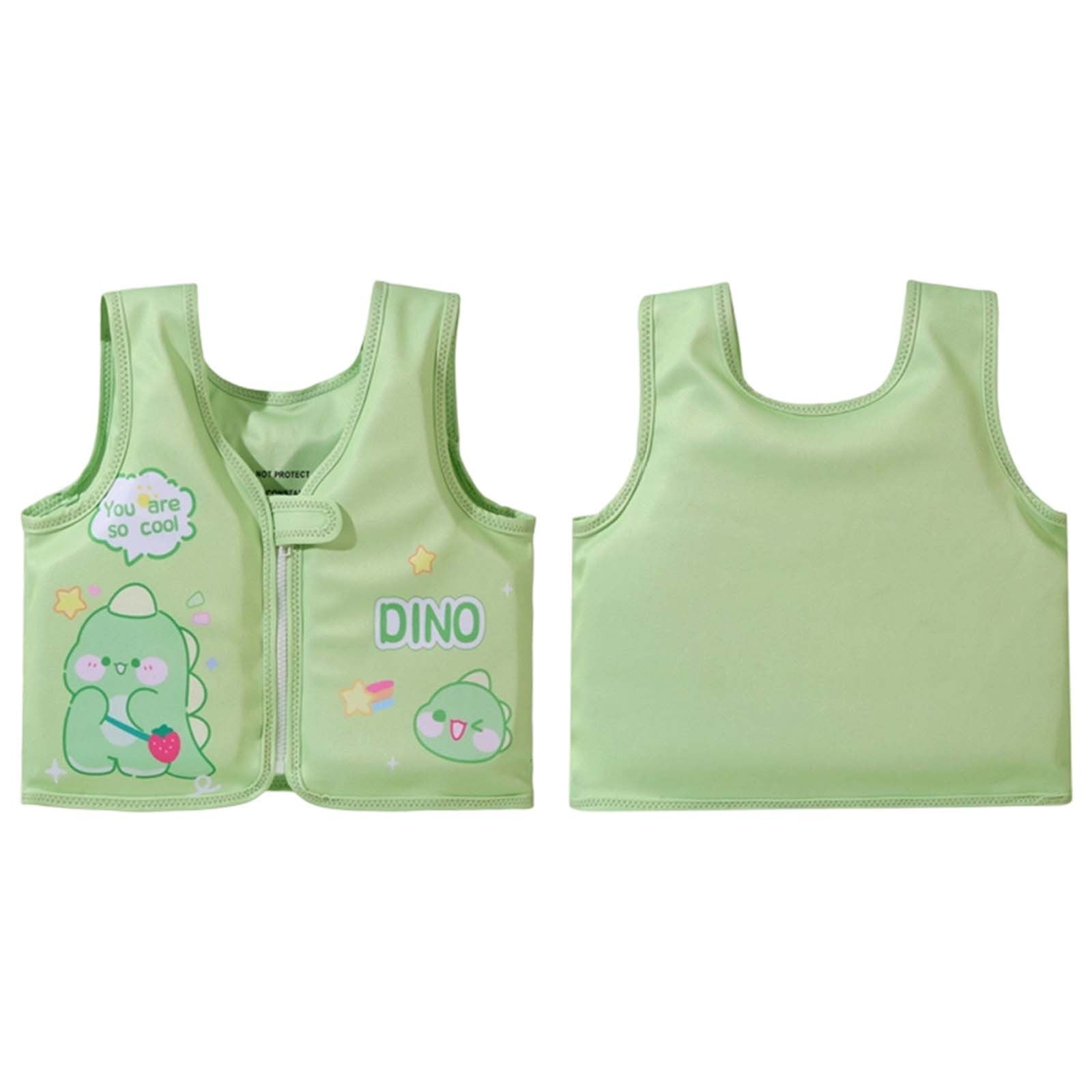 oqasdz Girls Swimwear Life Jacket Toddler Flotation Vest With Prints ...