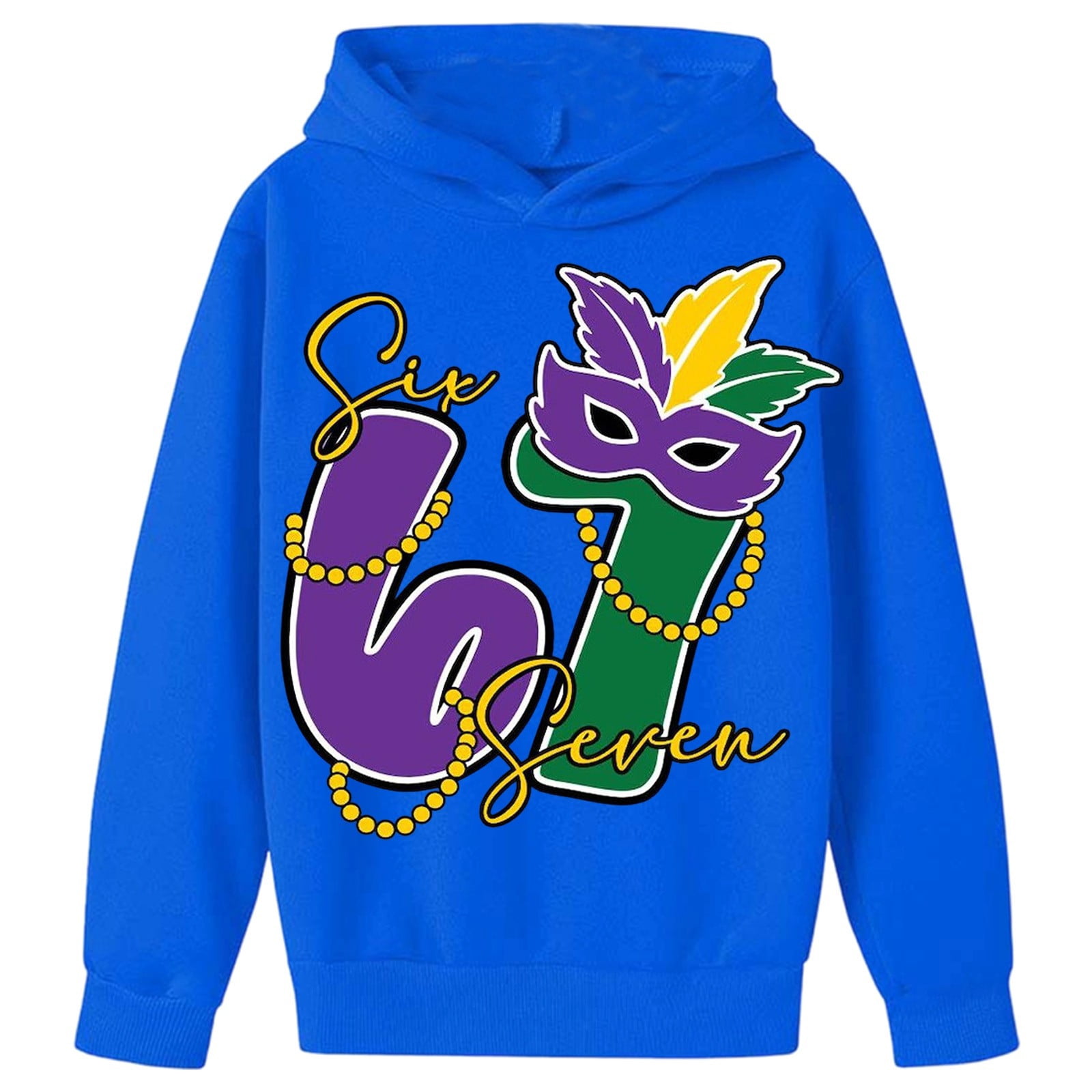 oqasdz Hoodies for Girls Carnival Kids Number 67 Print Long Sleeve ...