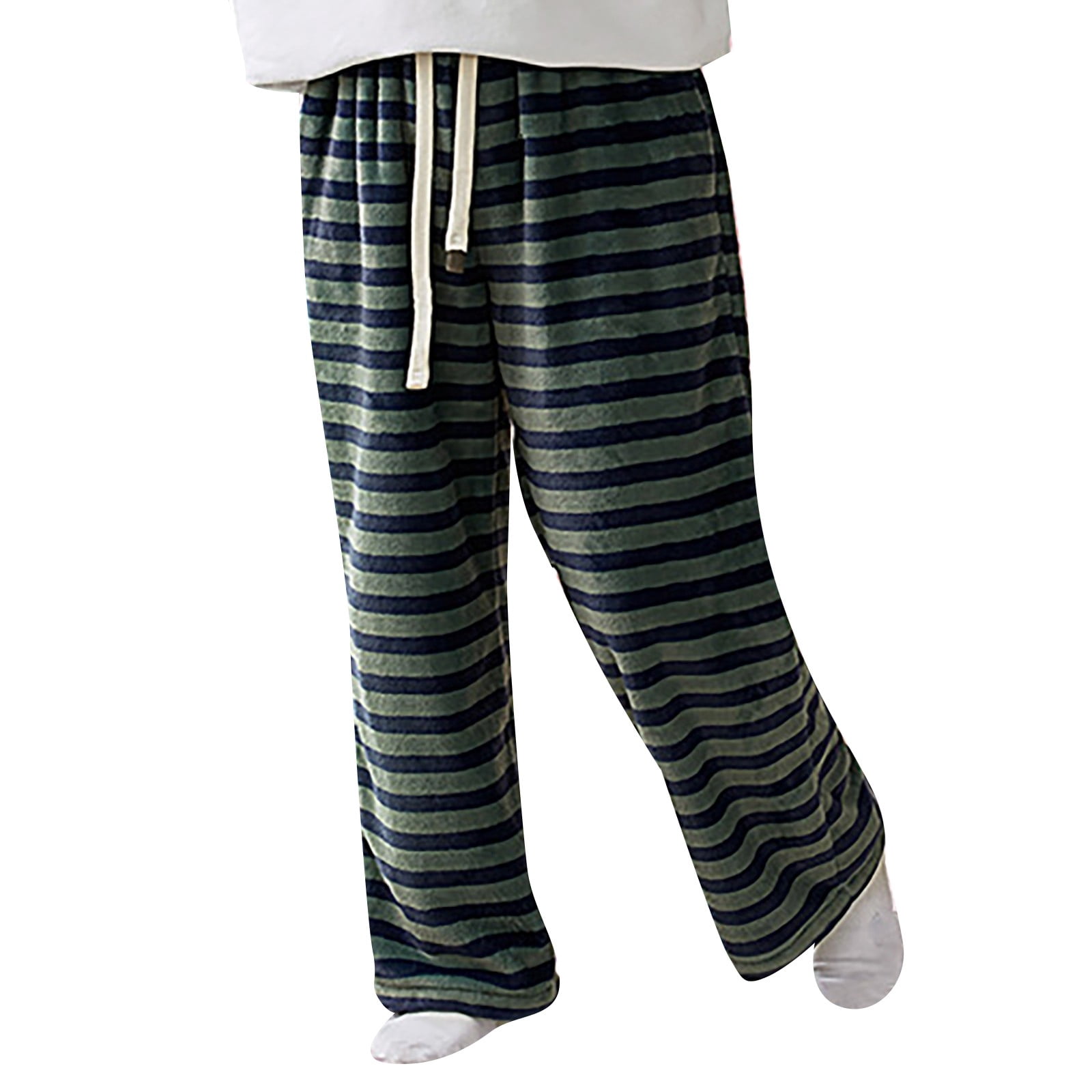 oqasdz Soft Girls Flannel Pajama Pants Lined Winter Pajamas Bottoms for ...