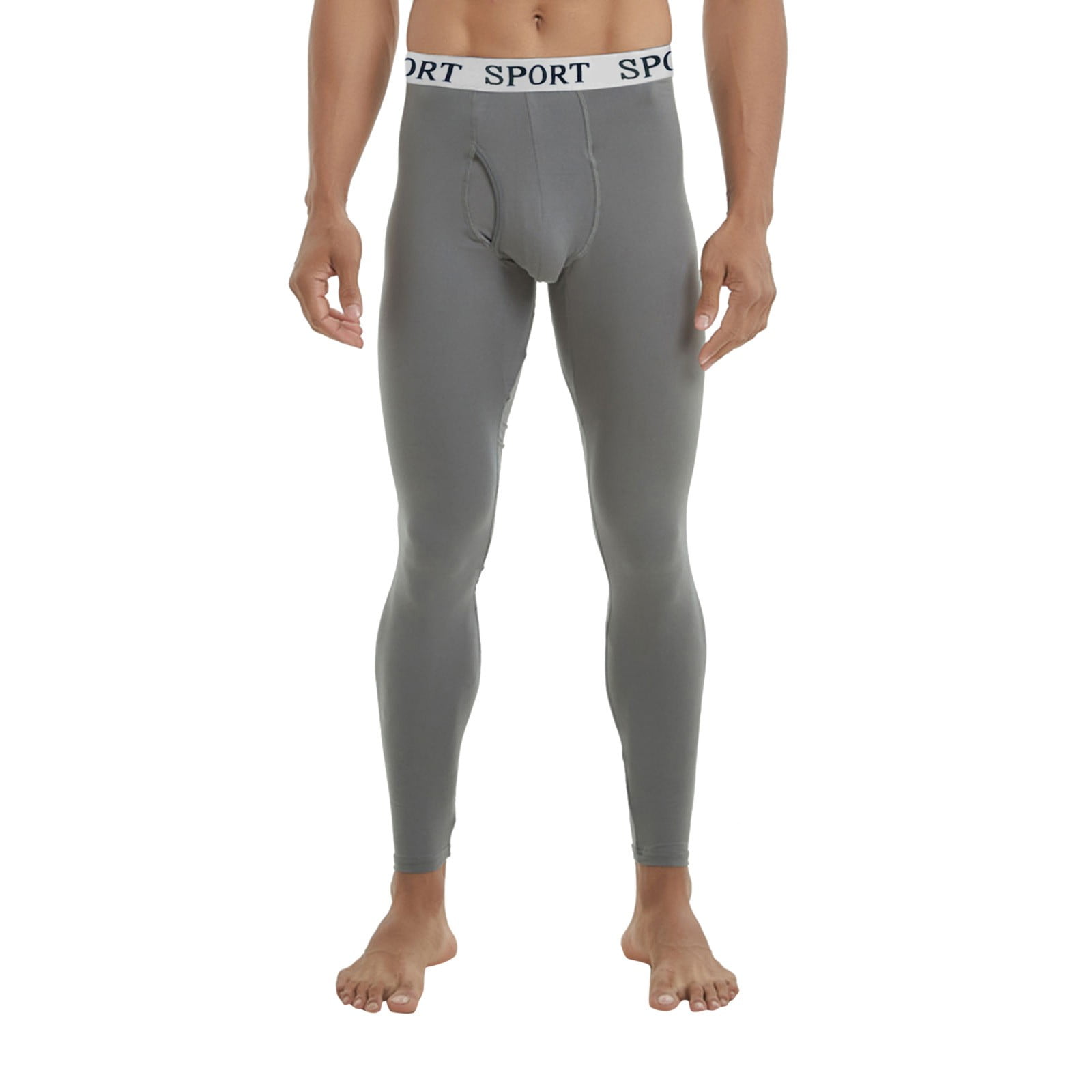 oqasdz Solid Color Men's Autumn Winter Bottoms Warm Thin Long Youth ...