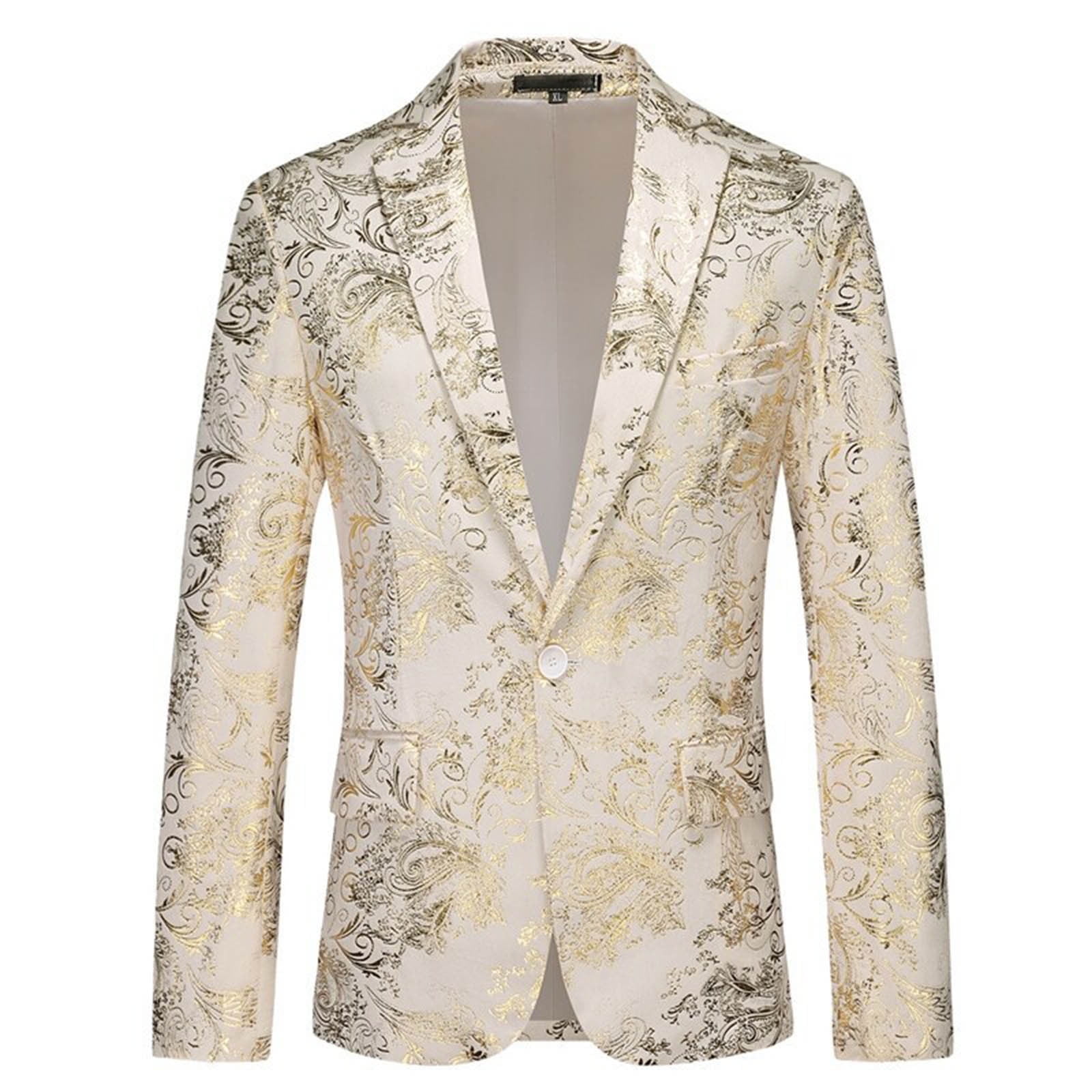 oqasdz Suit Jacket for Men Fashion Suit Slim One Button Suit Low ...
