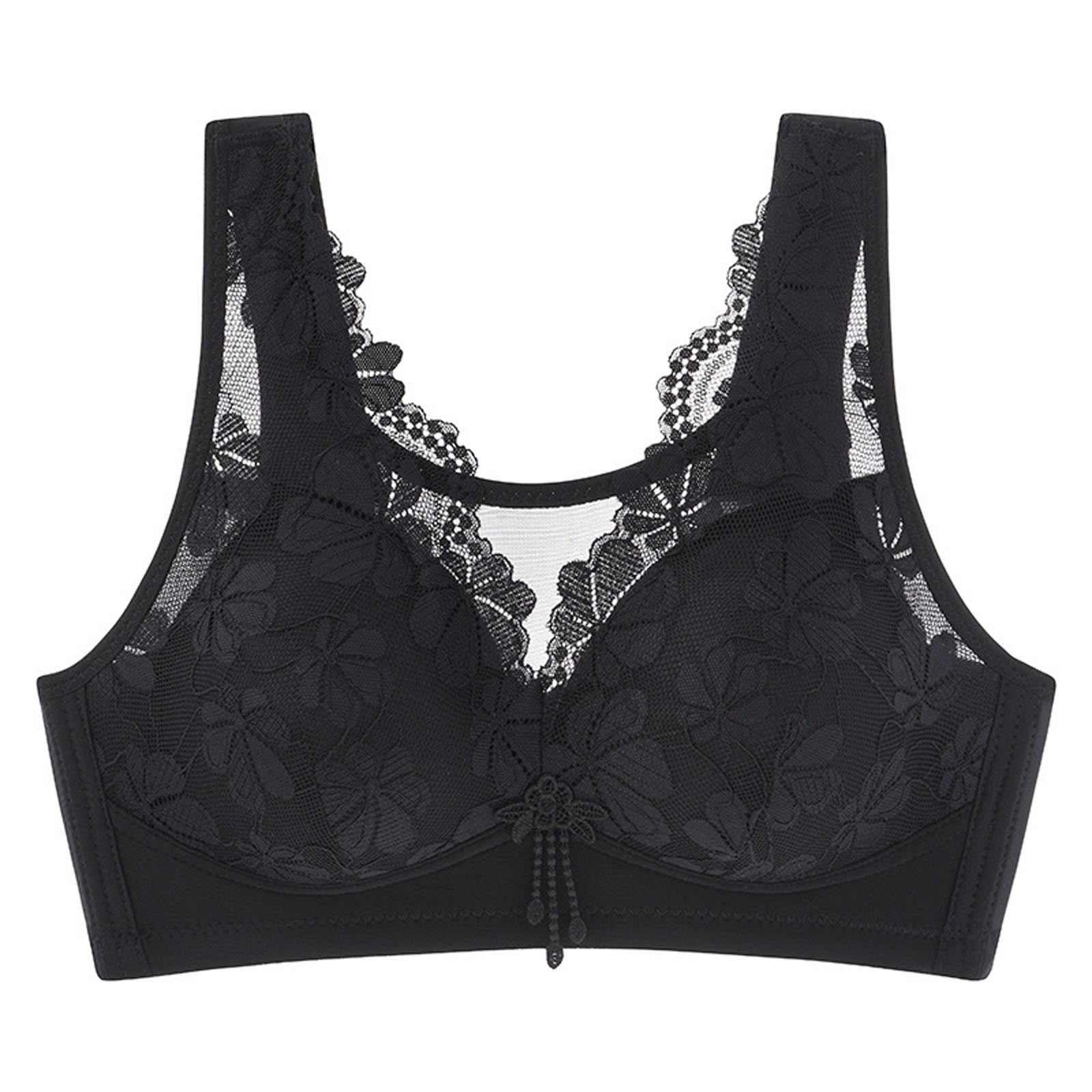 oqasdz Women Bras No Underwire Plus Size Thin Cup Bra New Breathable ...