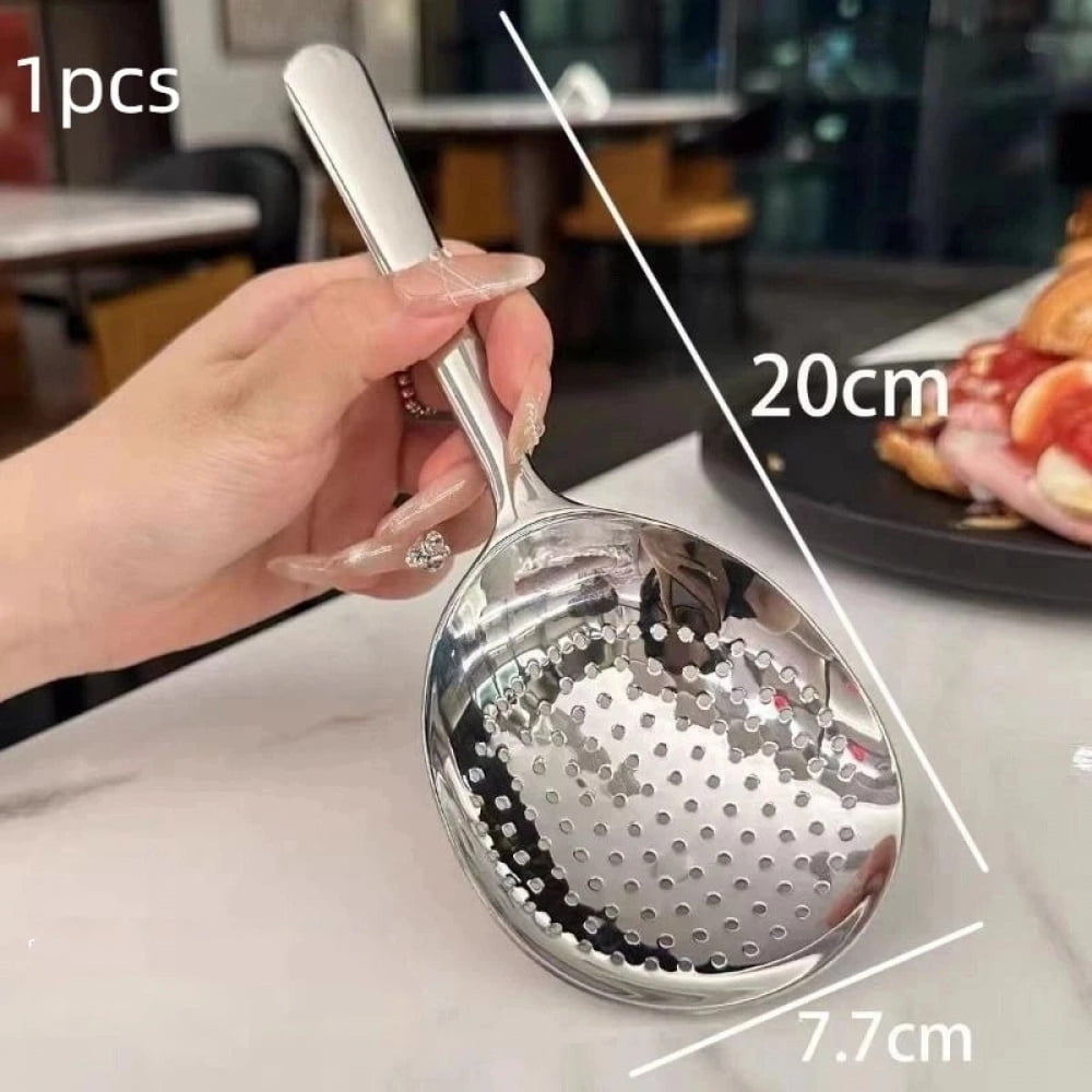 or 2 Pcs Heat Insulated Stainless Steel Ladles; For Serving Soup and ...