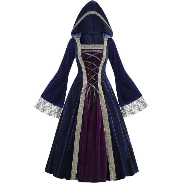 orful House Plus Size Medieval Dress, Renaissance Princess Costume for ...