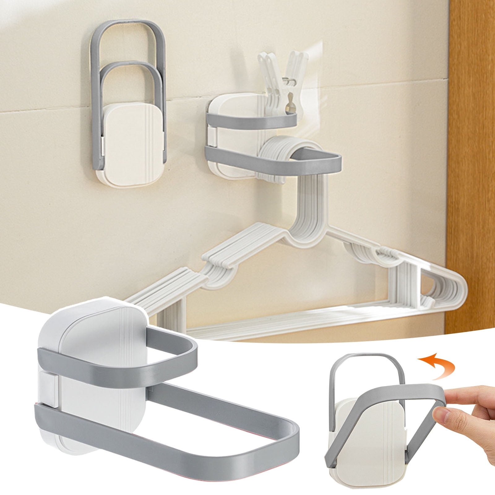 organization and storage,Household Double Layer Foldable Hanger Storage ...