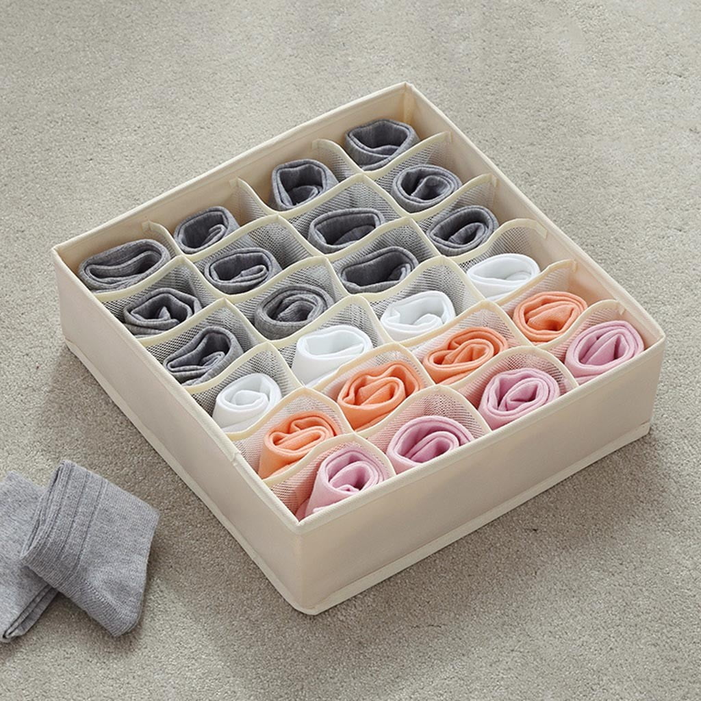 organization and storage,Non-woven Fabric 24 Cell Collapsible Closet ...