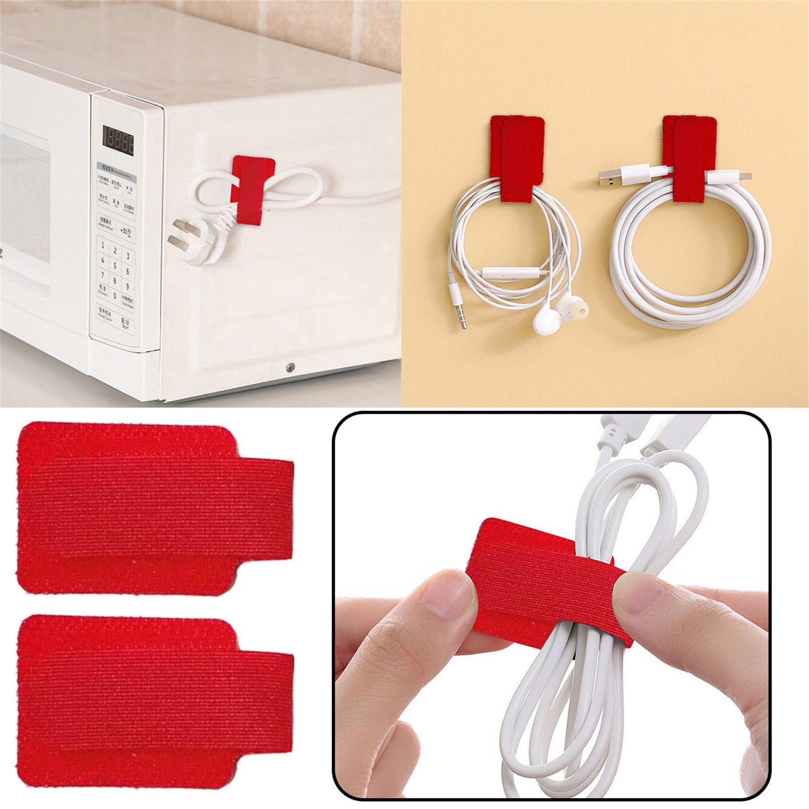 organization and storage,Wire Storage Fixed Strap Self Adhesive ...