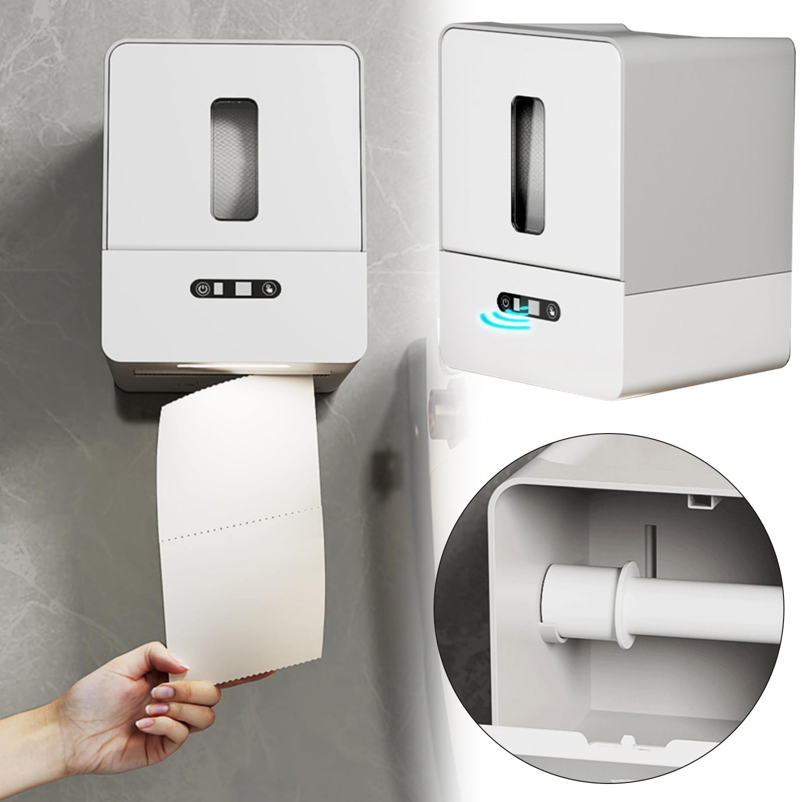 organization and storage,Intelligent Contactless Toilet Paper Dispenser ...