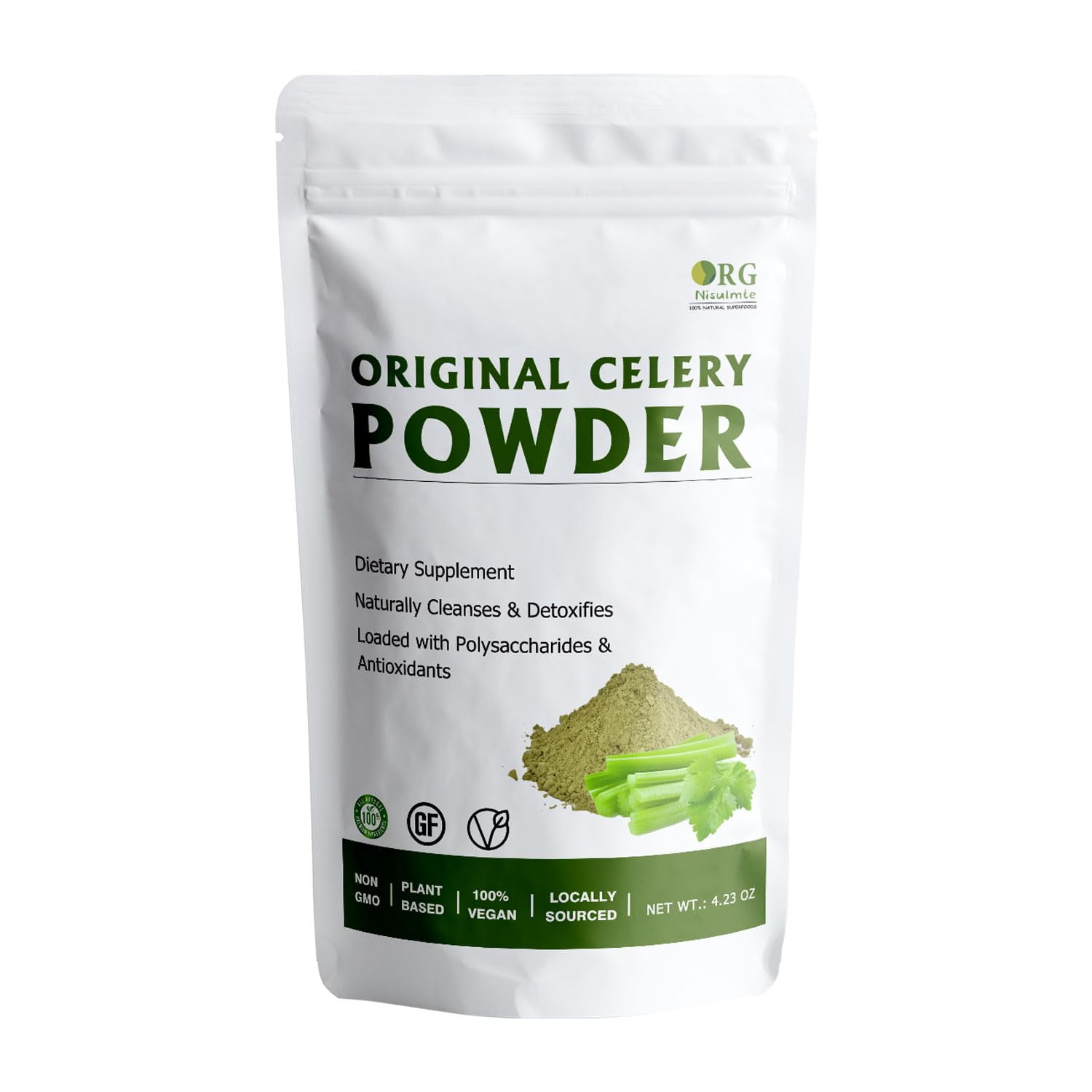 orgnisulmte Celery Powder,100% Natural VTF5 Freeze-Dried Celery Juice ...