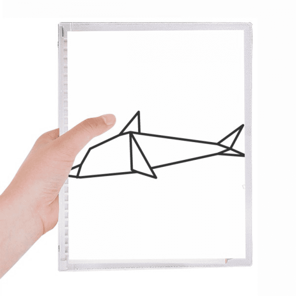 origa dolphin geometric shape notebook loose diary refillable journal ...