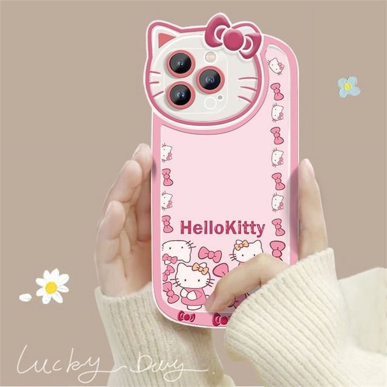 original Sanrio Hello Kitty Stand Phone Case For iPhone 14 11 13 12 Pro ...