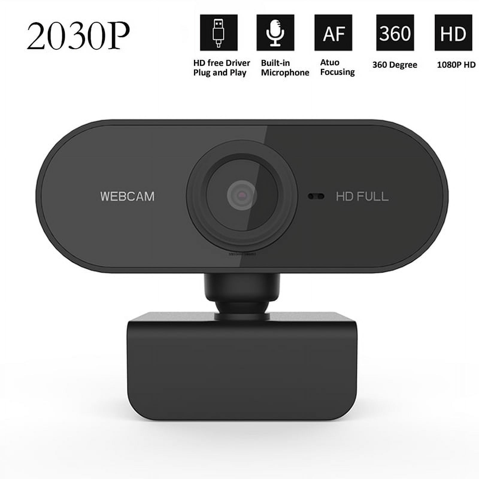 Original Webcam Computer PC Web Camera with Microphone Rotating Cameras ...