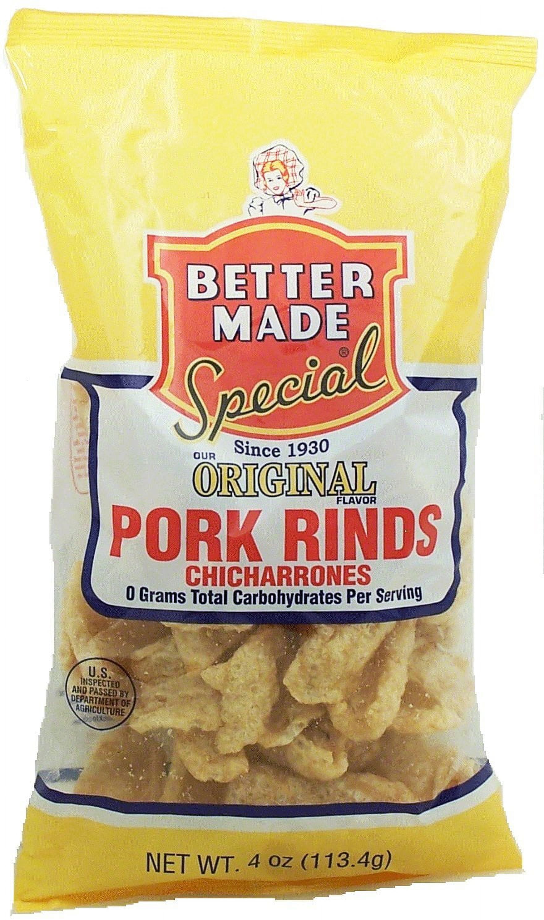 Original Pork Rinds, Chicharrones, 4-Oz. Bag - Walmart Business Supplies