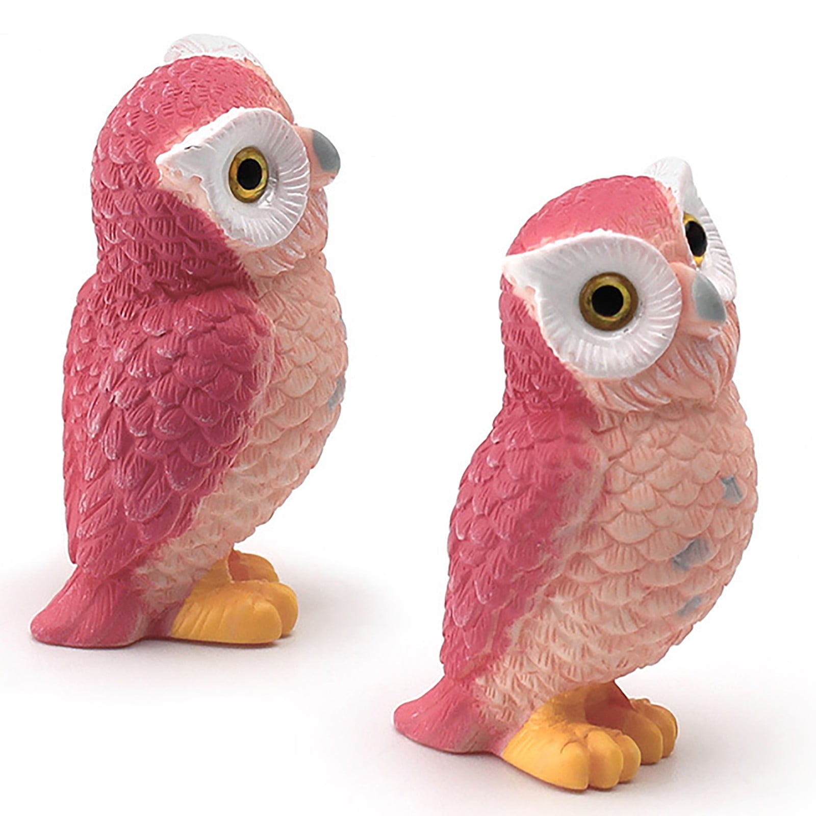 ornament decor,Resin Mini Owls Set Cute Owl Statue With Owl Tree Owl ...