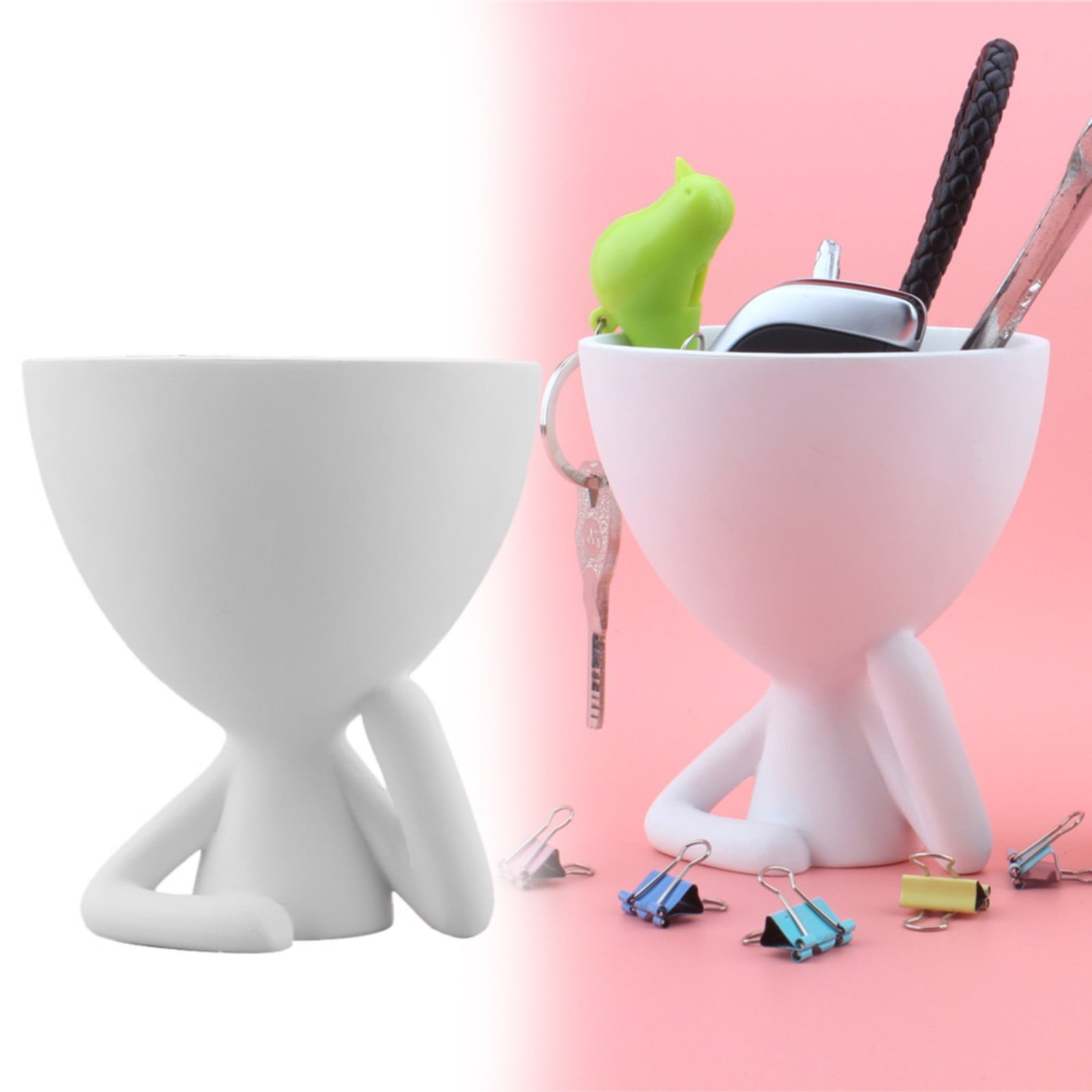 ornament storage box,Planter Pots—Head Planter Pot Key Storage Pot ...