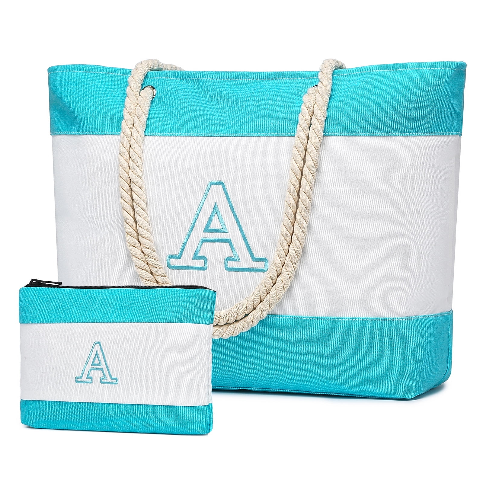 oscaurt Beach Bag Waterproof Beach Tote Bags with Zipper Large Swim ...