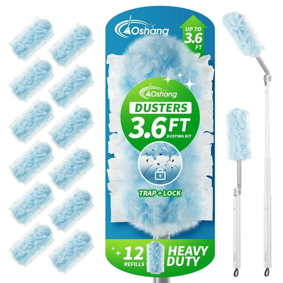 oshang Duster Heavy Duty 3.5 ft Extended Handle Dusting Kit - Multi ...