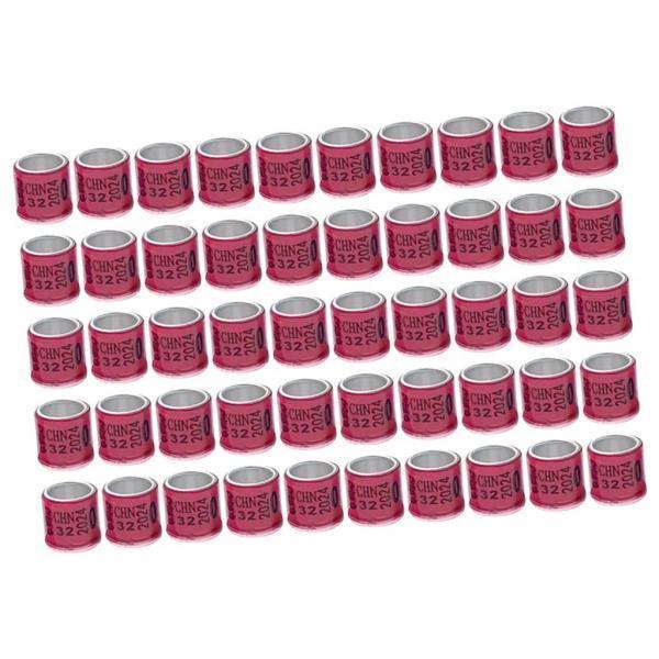 oshhni 2x50x 2024 Pigeon Leg Rings Bird Foot Bands for Bantam Finch ...