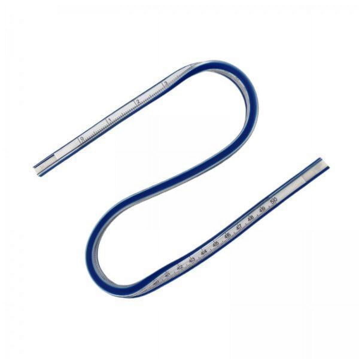 oshhni 2xFlexible Curve Ruler Bendable Flex Curved Ruler for Tailor ...