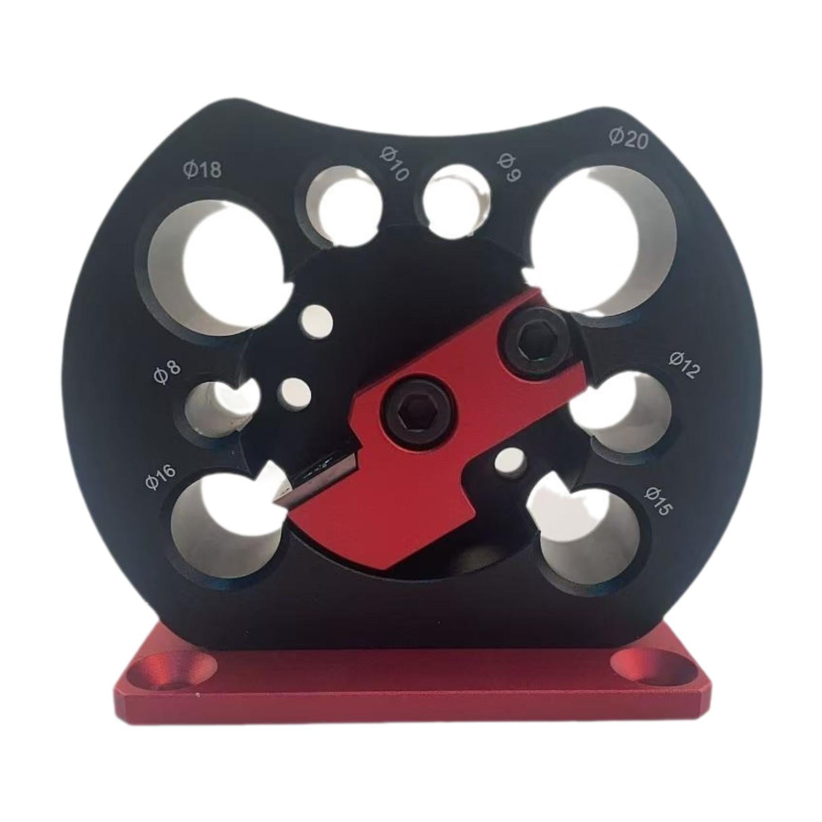 oshhni 8 Holes Adjustable Dowel Maker Jig Kit Electric Drill Milling ...