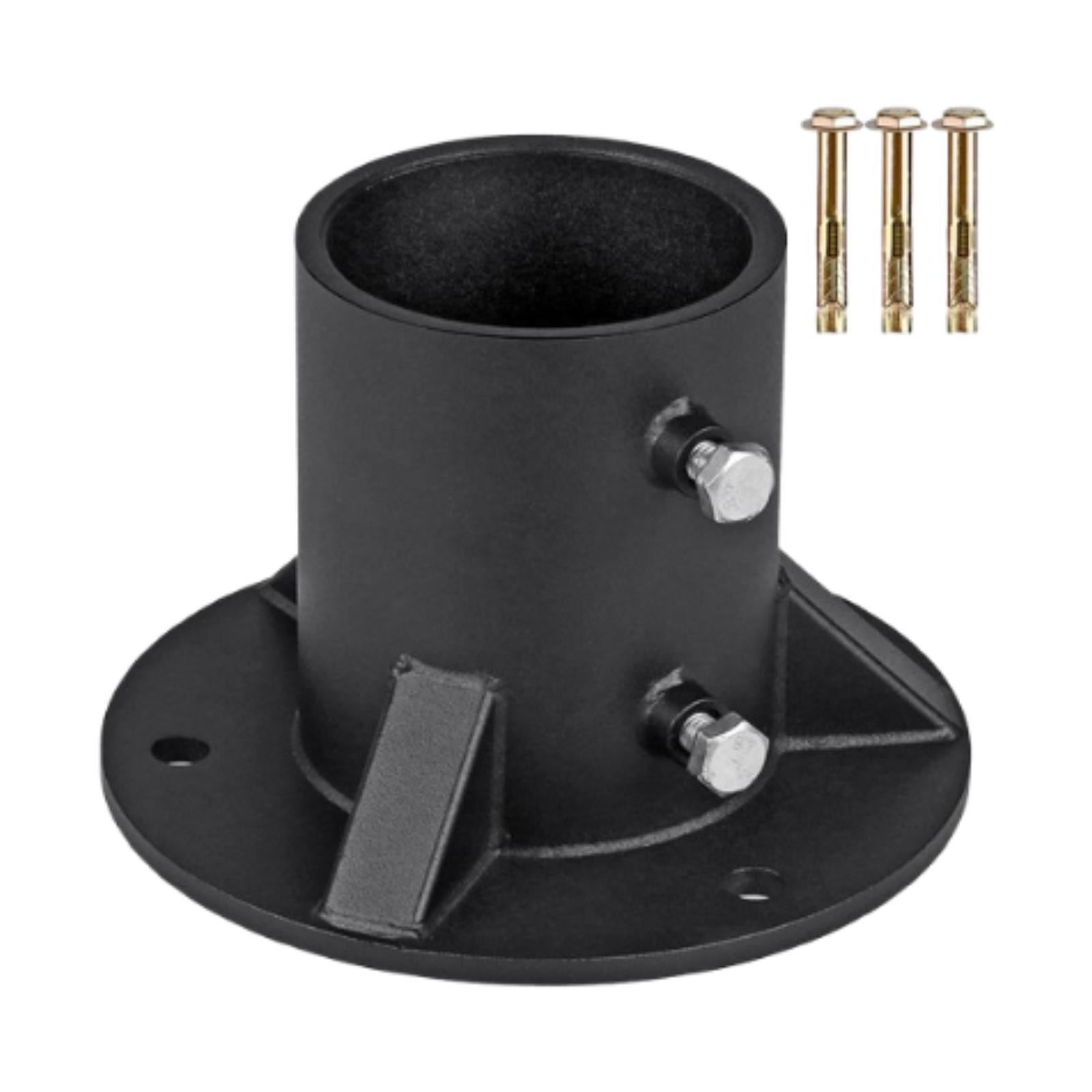 oshhni Chain Link Fence Pole Floor Flange Chain Link Fence for Post ...