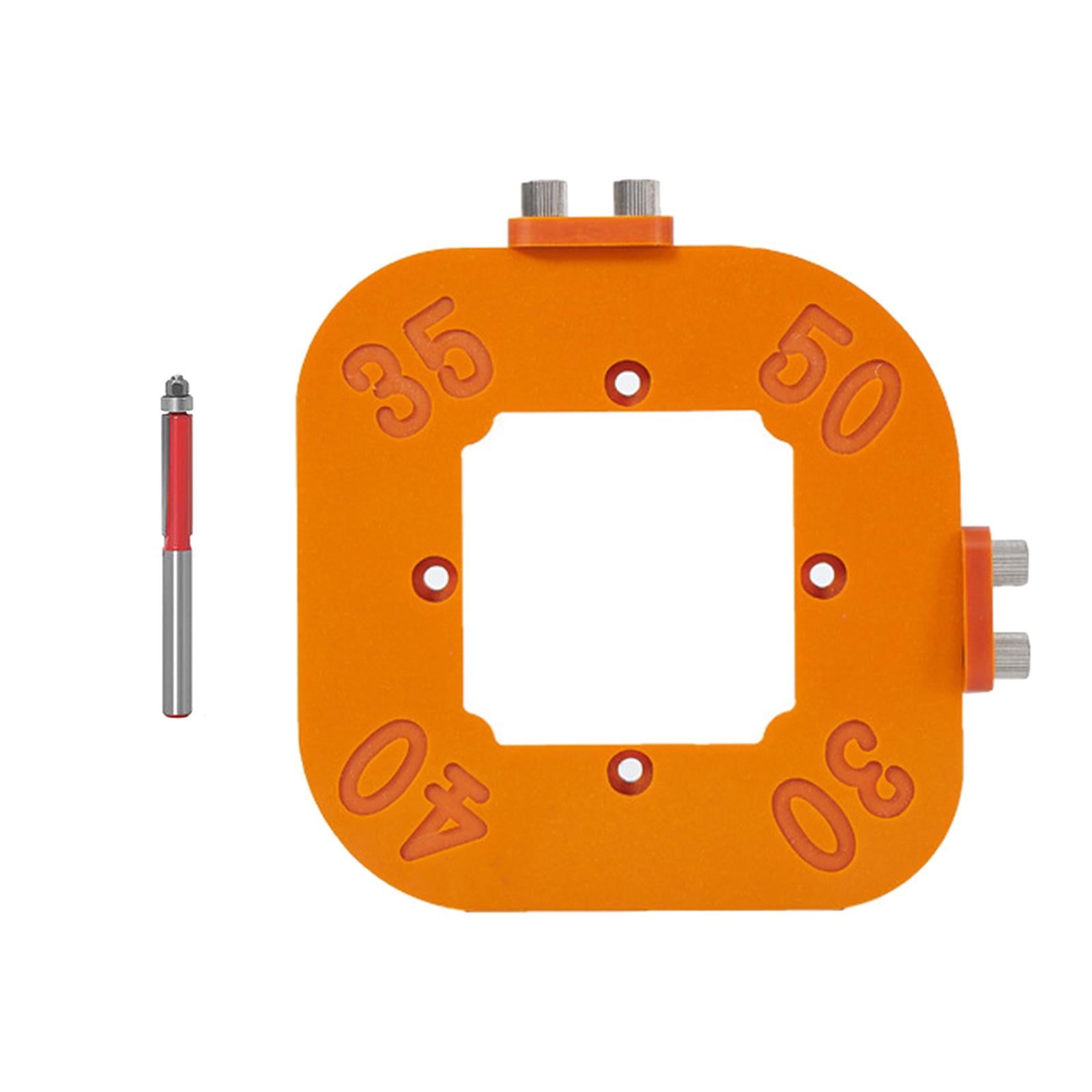 oshhni Corner Jig Woodworking Tool Circle Cutting Template Jig Round ...