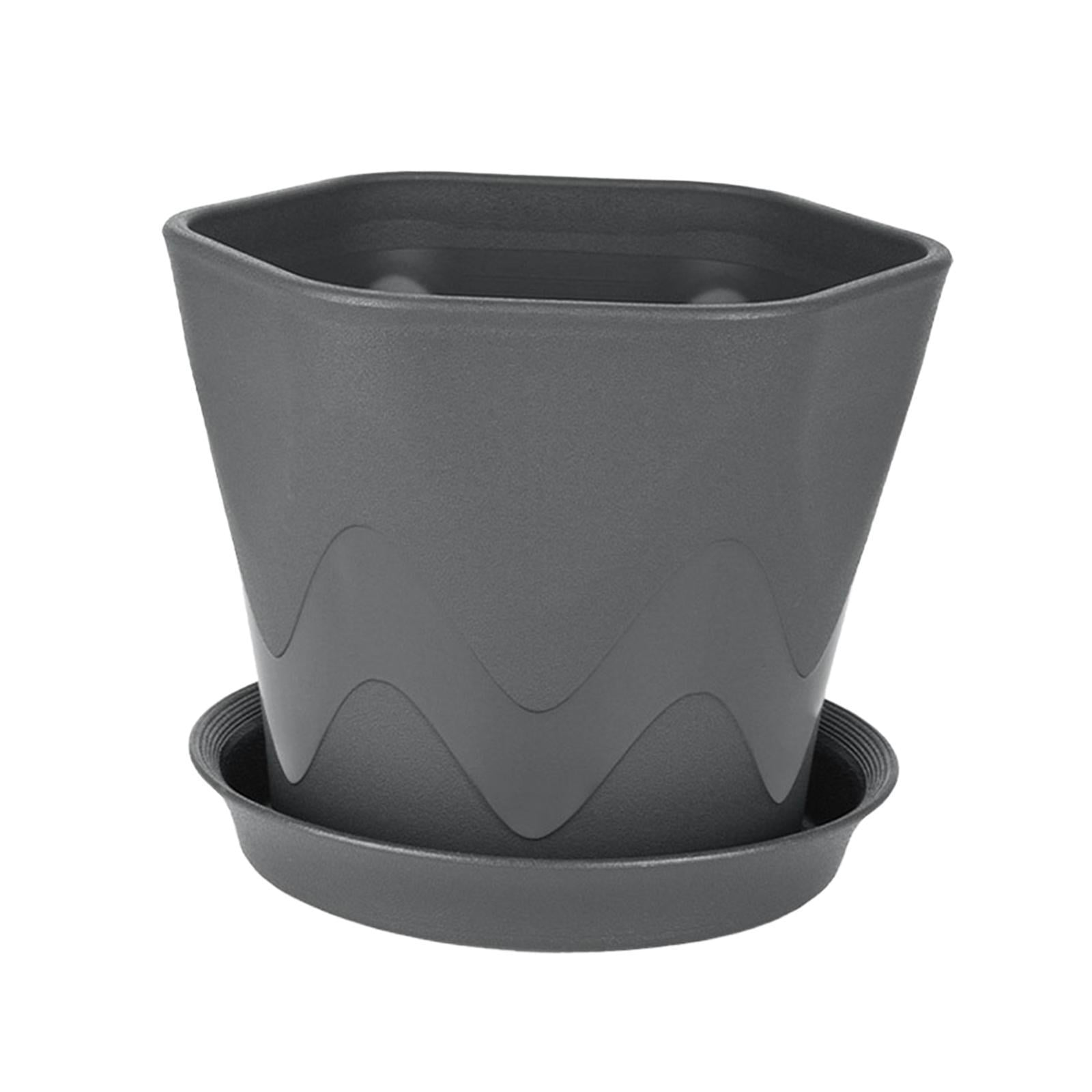 oshhni Flower Box Pot Bonsai Training Pots with Tray Versatile Flower ...