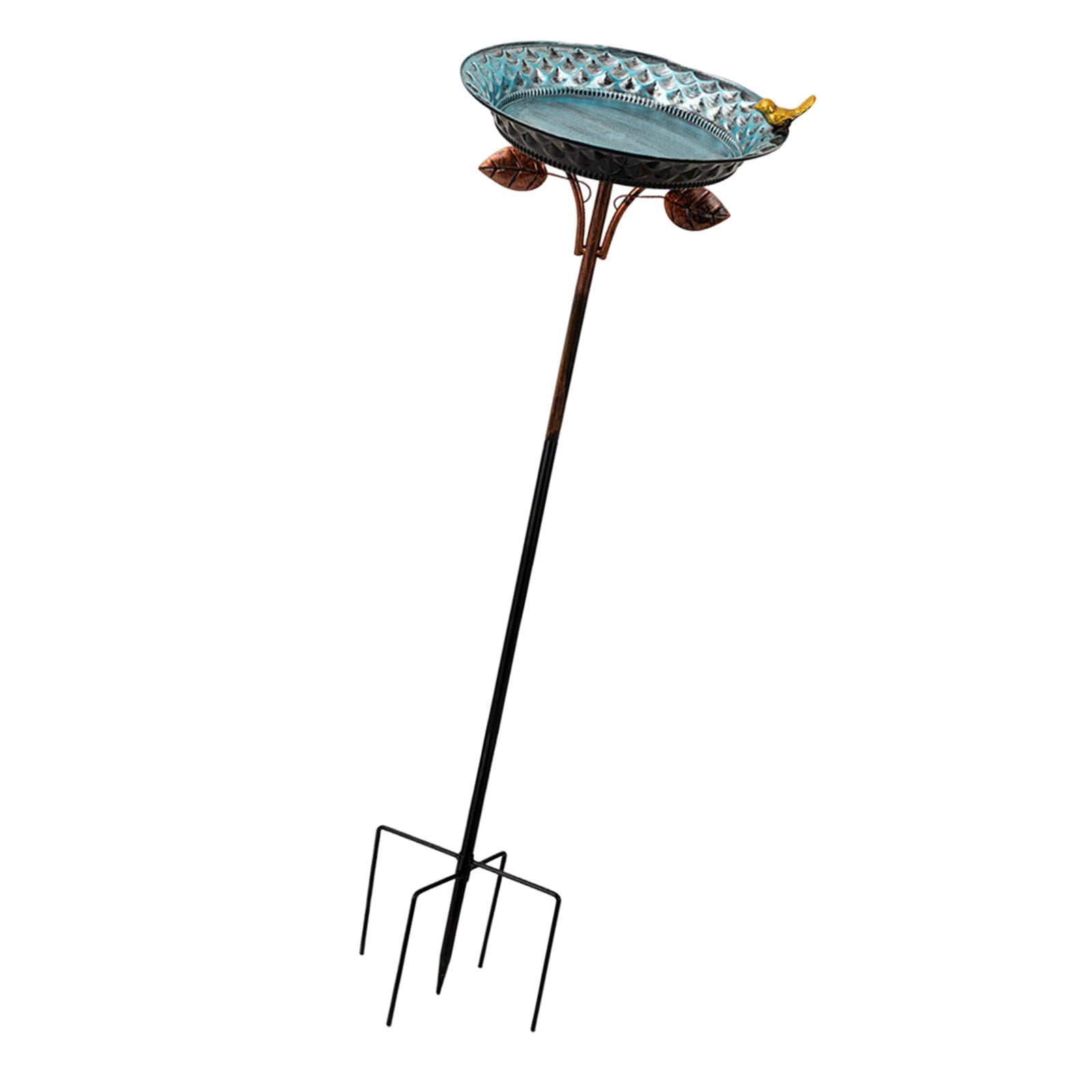 oshhni Garden Bird Bath Decorative Stand Bird Feeder for Courtyard ...