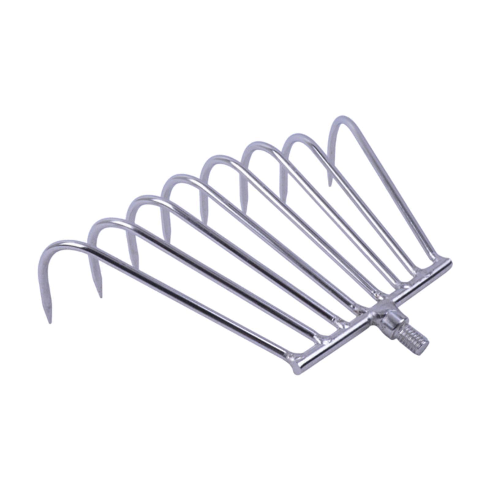 oshhni Hand Rake Head Fishing Raking Sturdy M8 Remover Tool for River ...