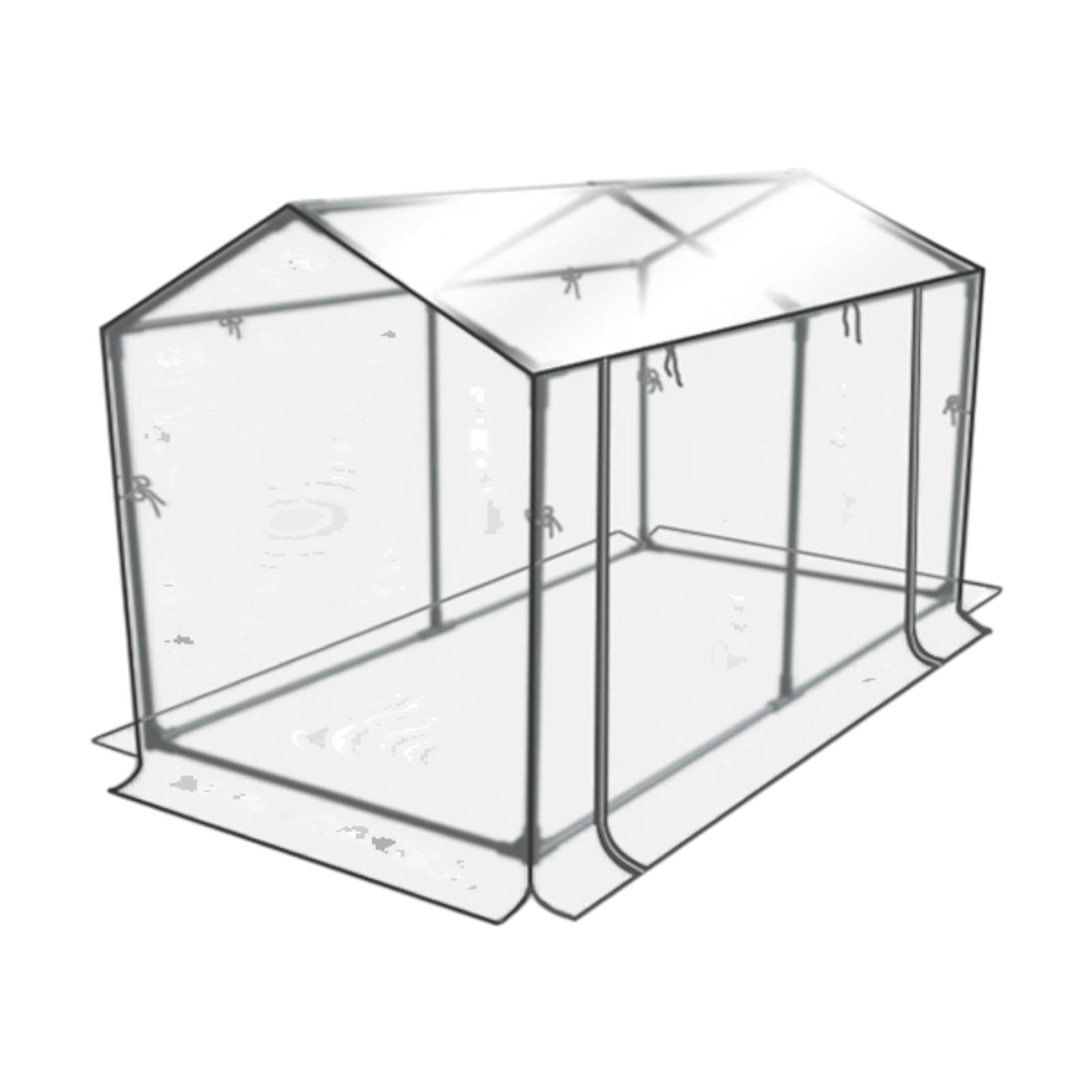 oshhni Mini Greenhouse Kit Portable Green House, Garden Nursery Plant ...