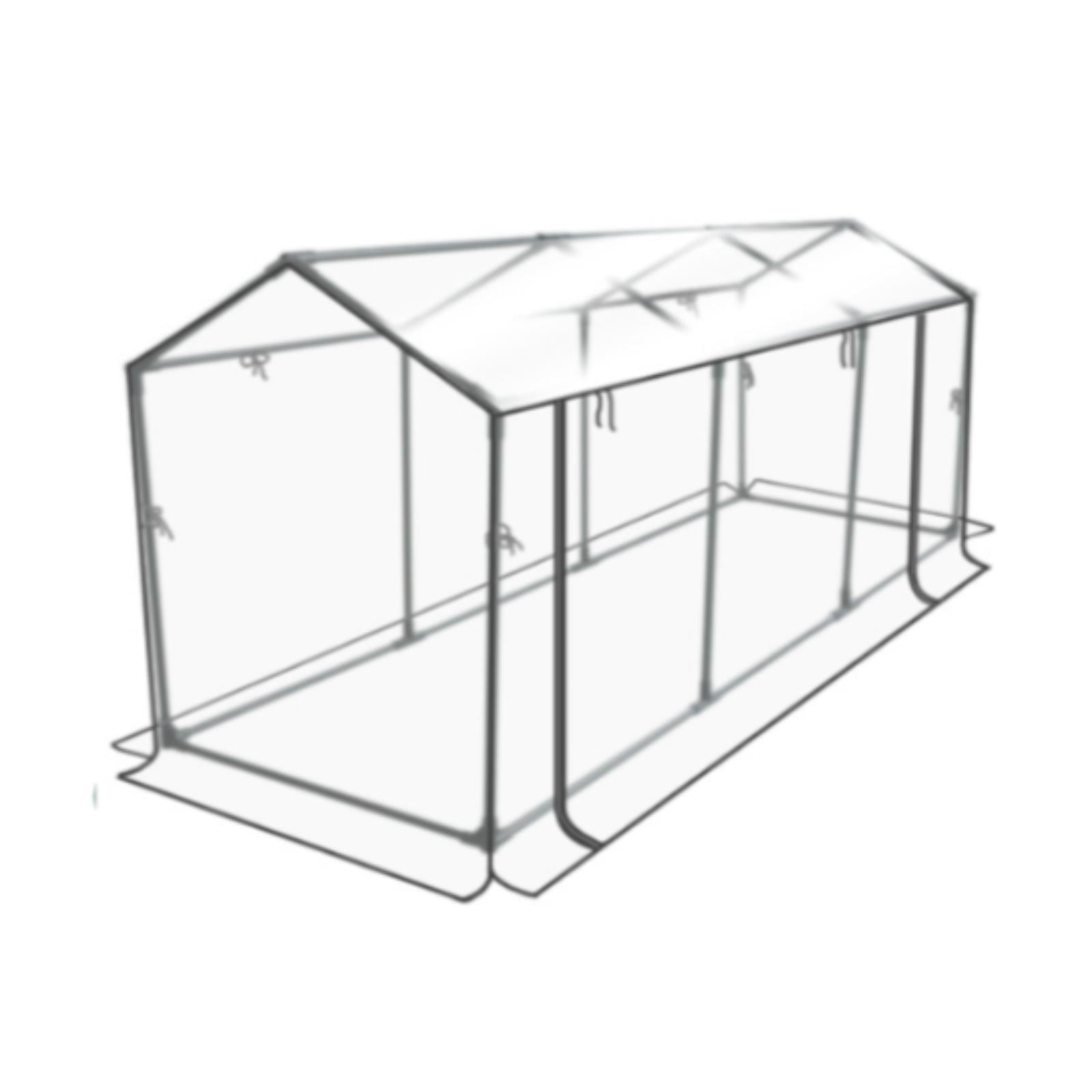 oshhni Mini Greenhouse Kit Portable Green House, Garden Nursery Plant ...