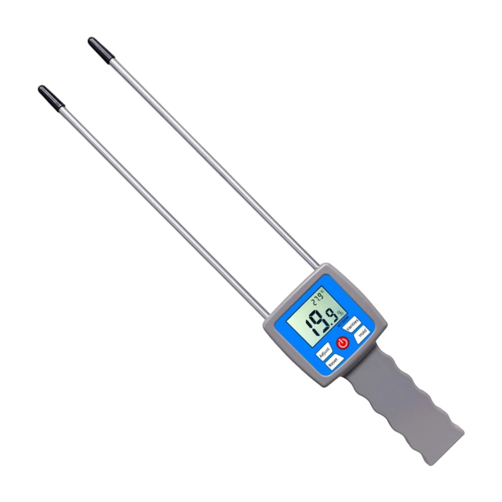 oshhni Moisture Meter Humidity Meter with Probe for Paper Cereal Straw ...