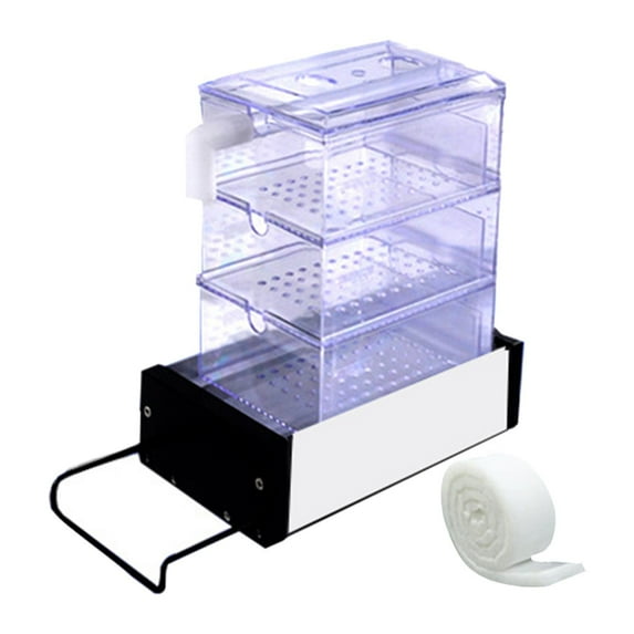 oshhni Overflow Box for Aquarium 3 Layer Top Mounted Drip Tray Overflow ...