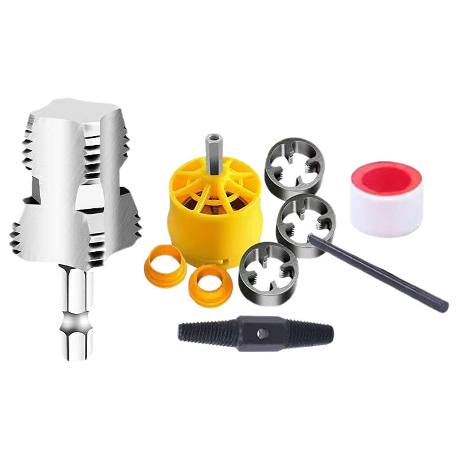 oshhni PVC Pipe Threader Kit Kitchen Building Home Renovation PVC ...