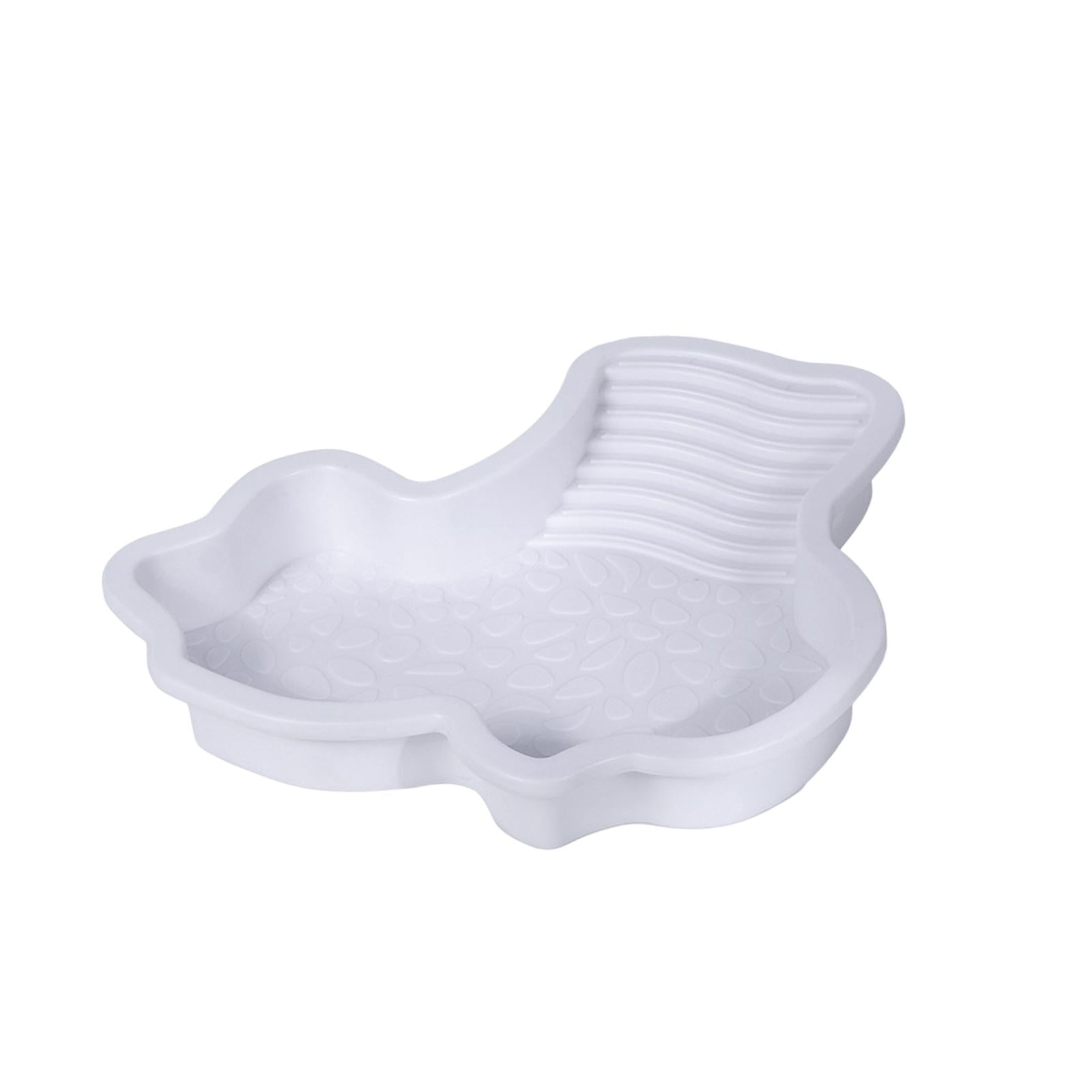 oshhni Reptile Bathing Dish Pool Decorative Turtle Basin for Chameleon ...